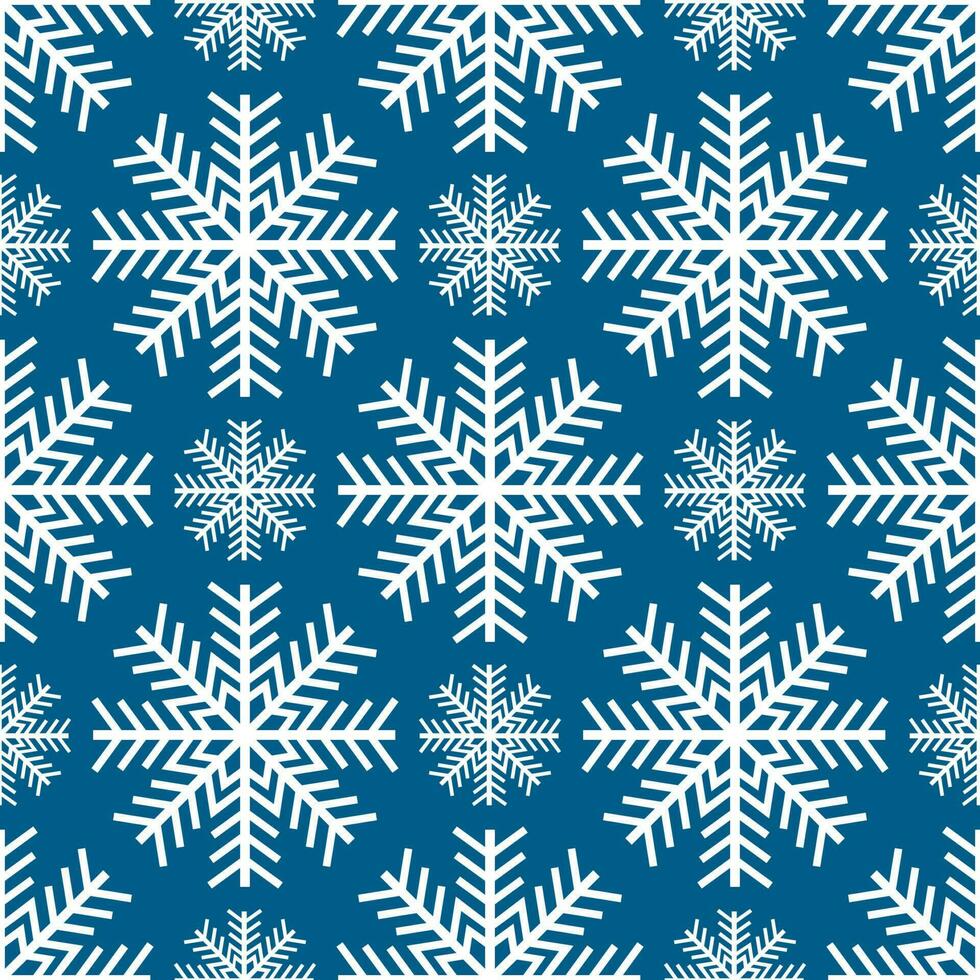 Winter background. Abstract snowflake seamless pattern. 20641956 Vector Art at Vecteezy