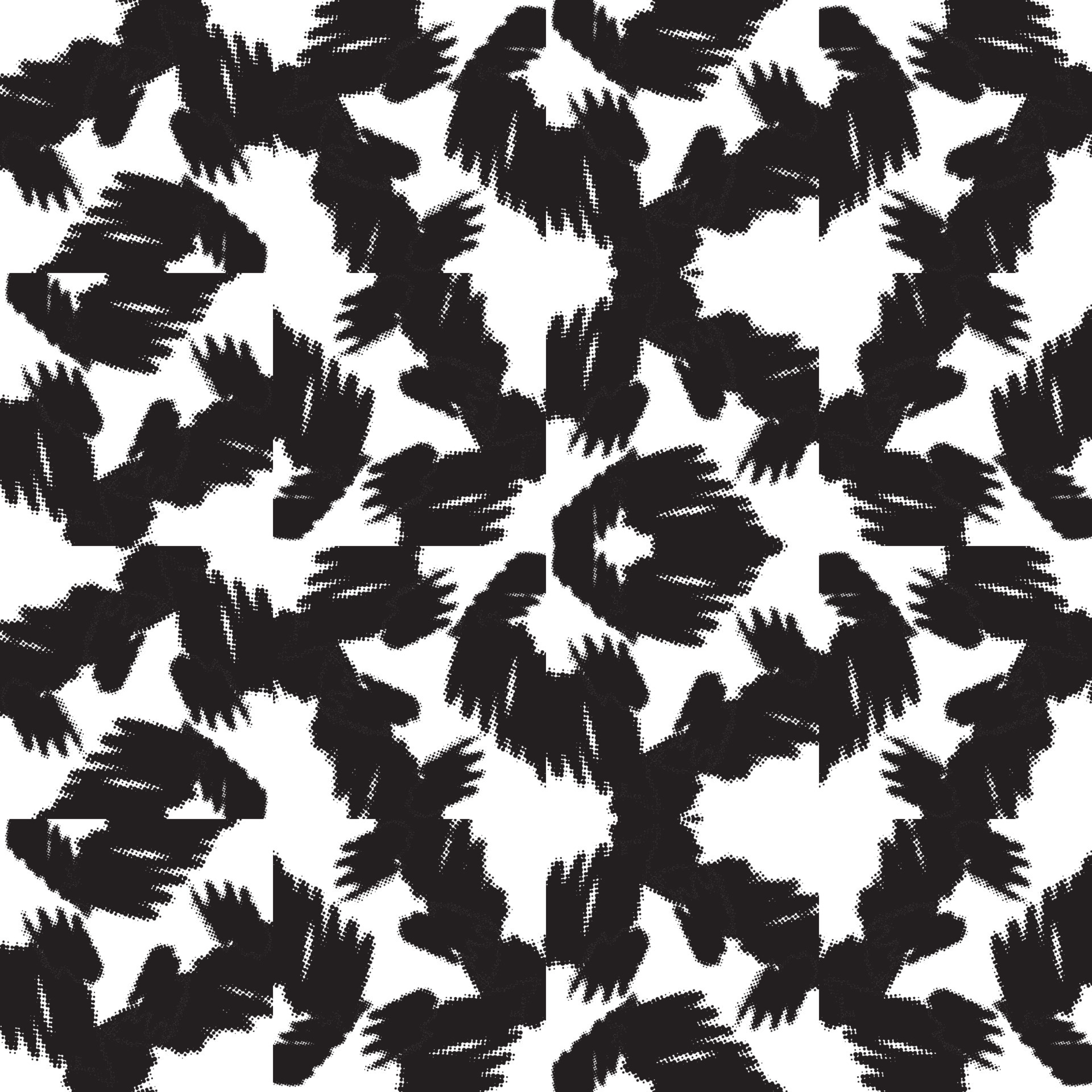 Abstract Halftone Seamless Pattern Screen Print Background Dotted