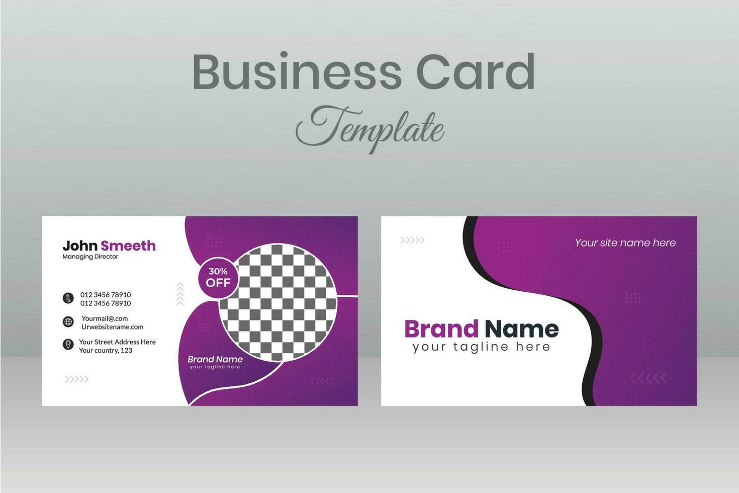 Business Postcard Design 20642417 Vector Art At Vecteezy Business Postcard Design 20642417 Vector Art At Vecteezy
