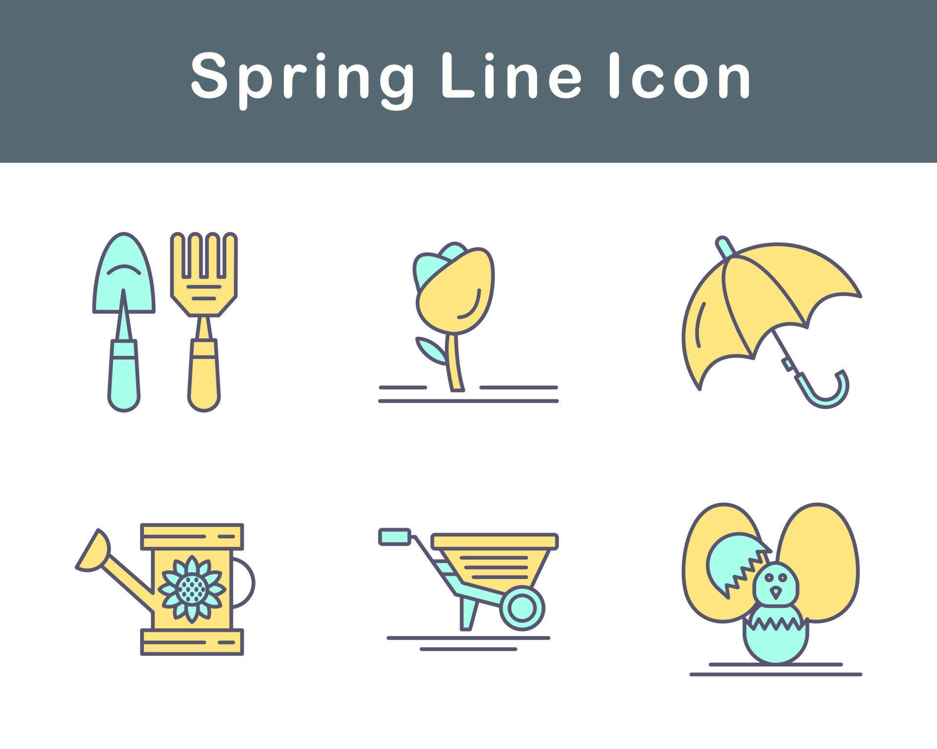 Spring Vector Icon Set 20642475 Vector Art at Vecteezy