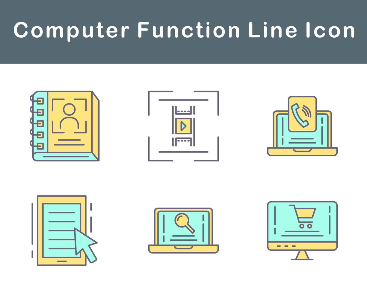 Computer Function Vector Icon Set 20643004 Vector Art at Vecteezy