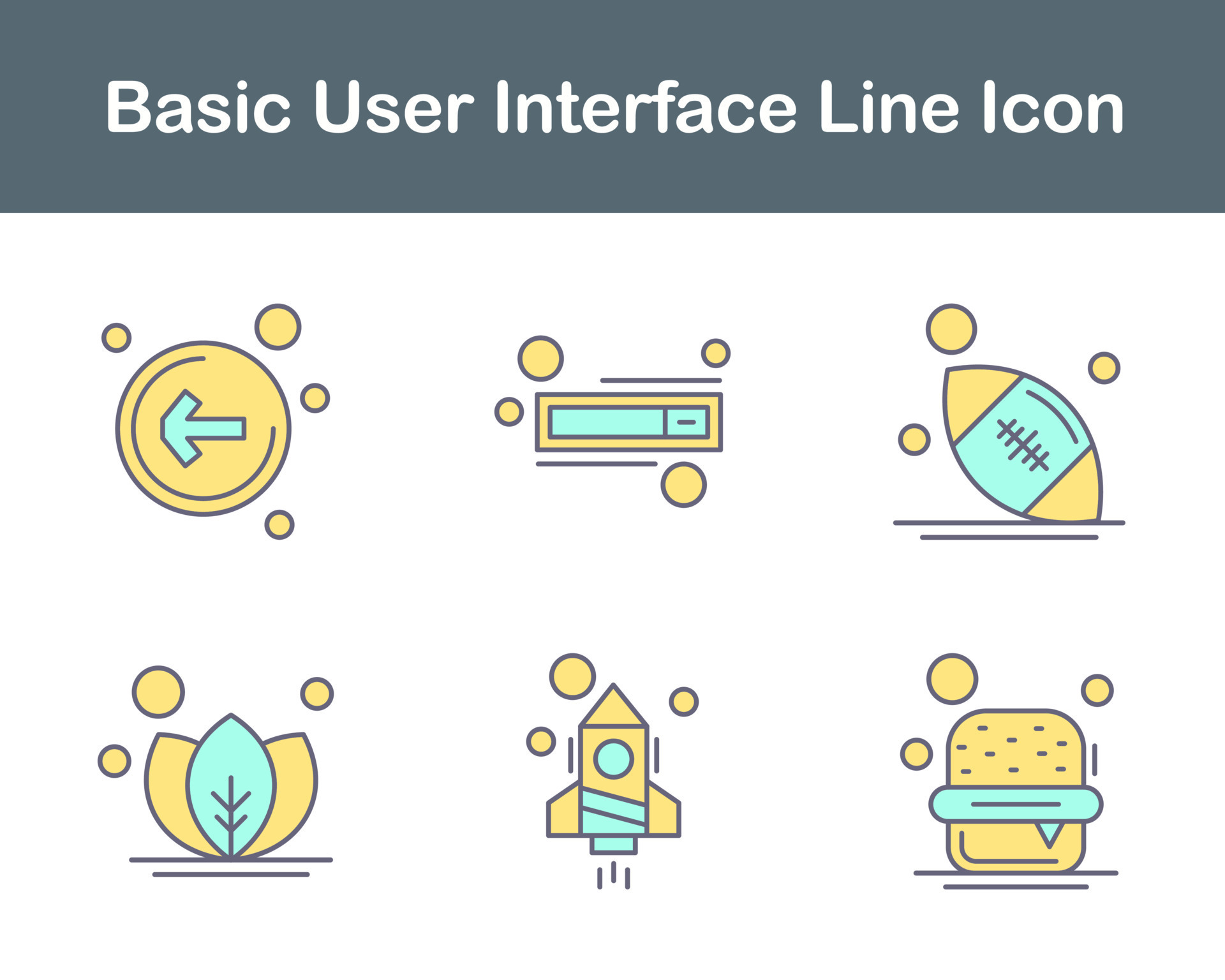Basic User Interface Vector Icon Set 20643082 Vector Art at Vecteezy