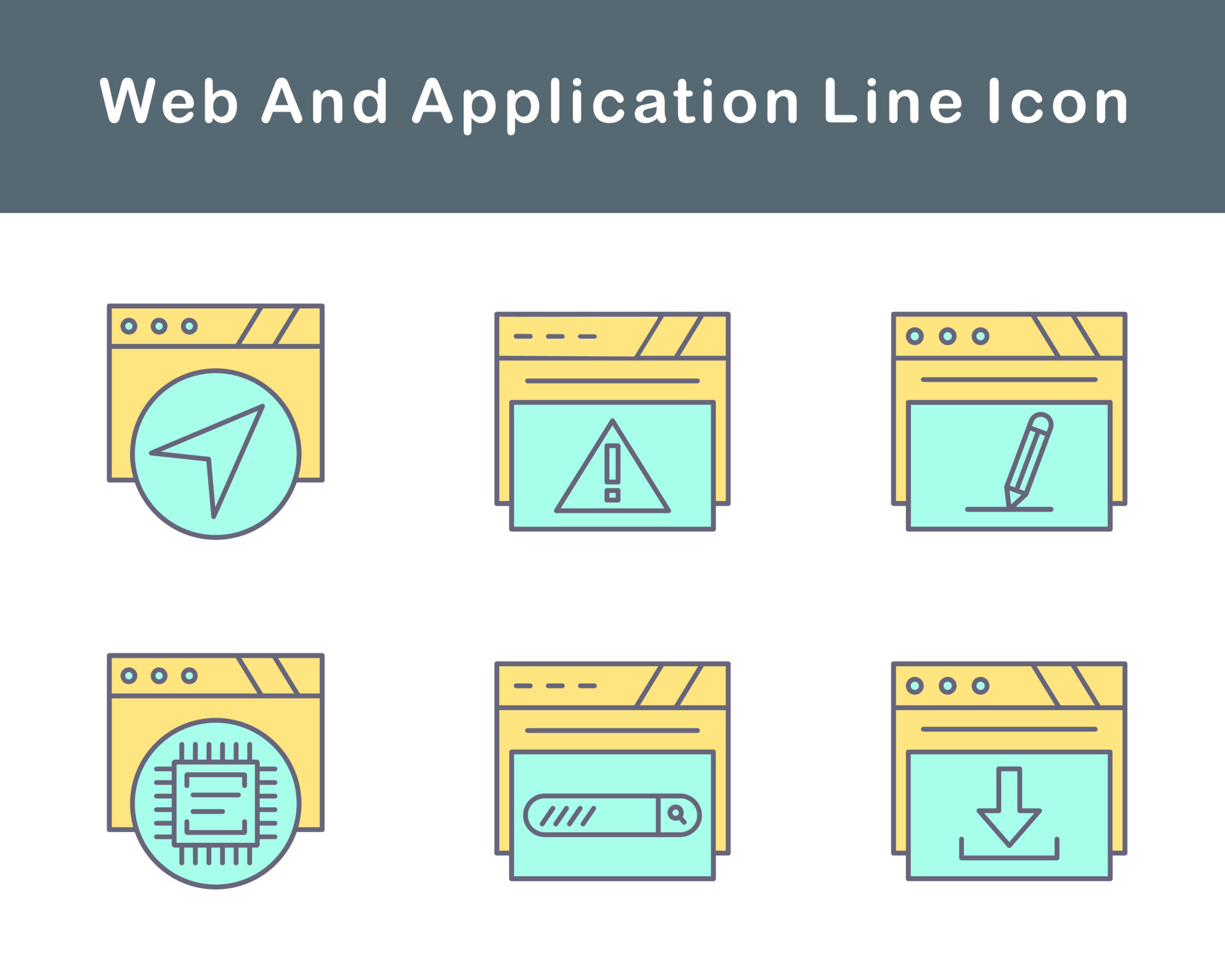 Web And Application Vector Icon Set 20643272 Vector Art At Vecteezy