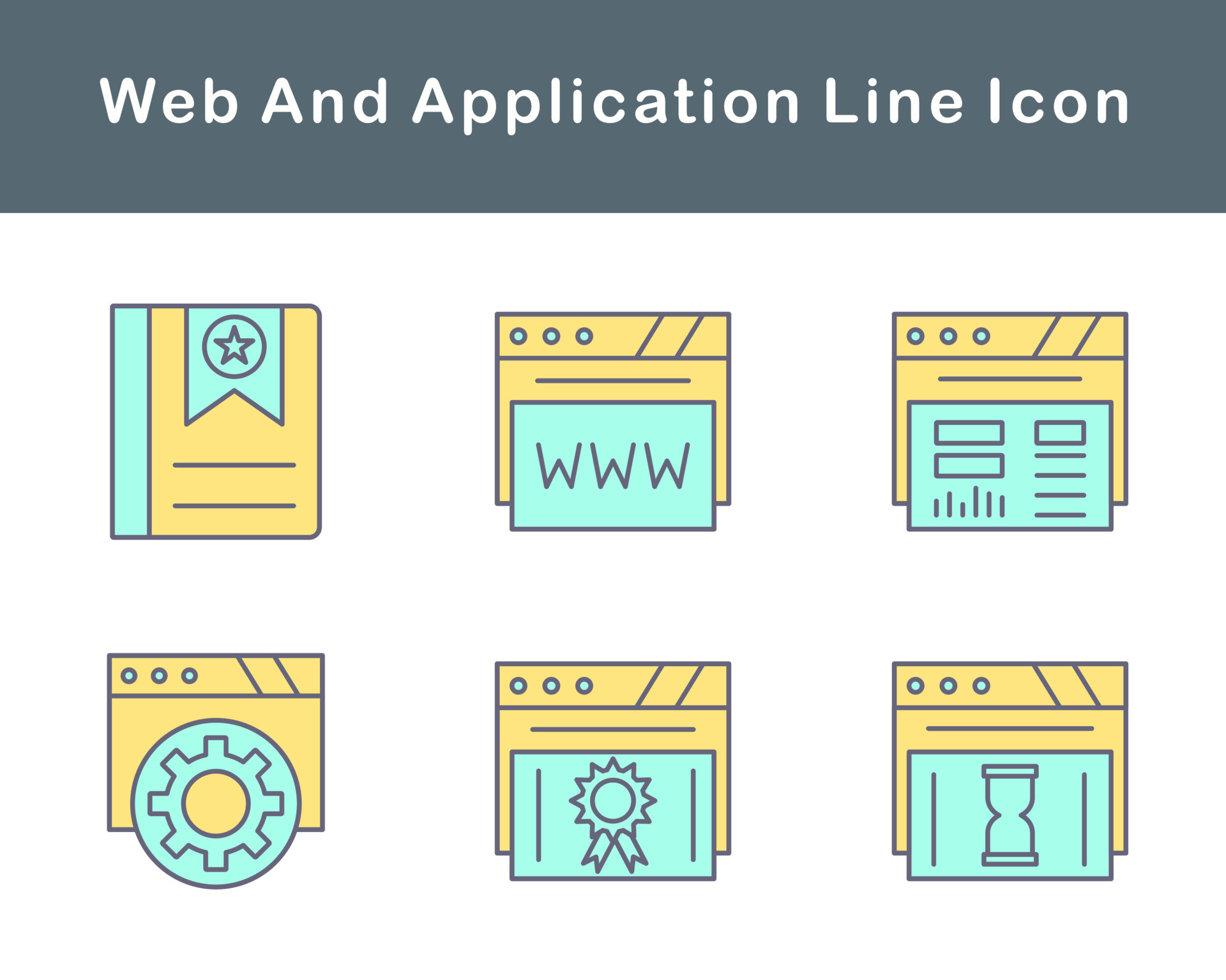 Web And Application Vector Icon Set 20643294 Vector Art at Vecteezy