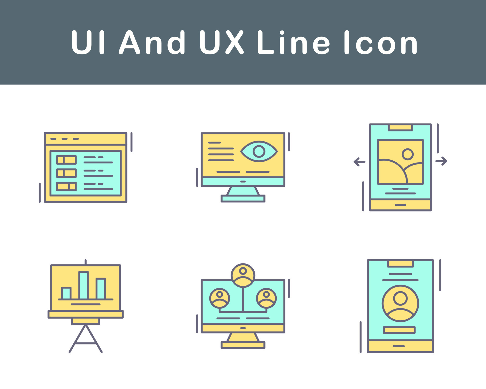 UI And UX Vector Icon Set 20643322 Vector Art at Vecteezy