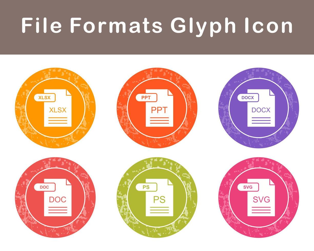 File Formats Vector Icon Set 20646817 Vector Art At Vecteezy 3627