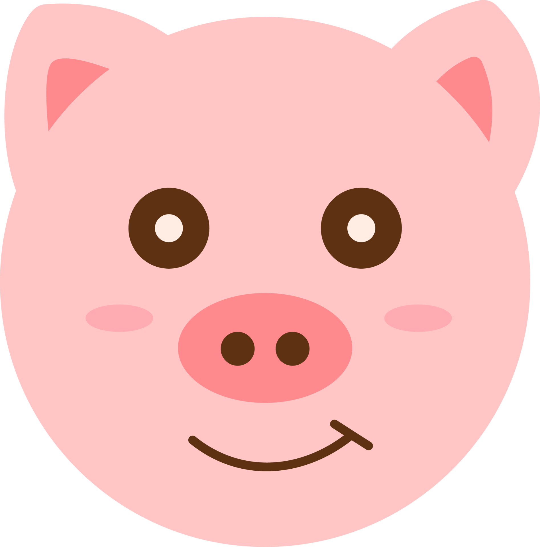 Pig Face Cartoon Animal 20647467 PNG pig-face-cartoon-animal-20647467-png