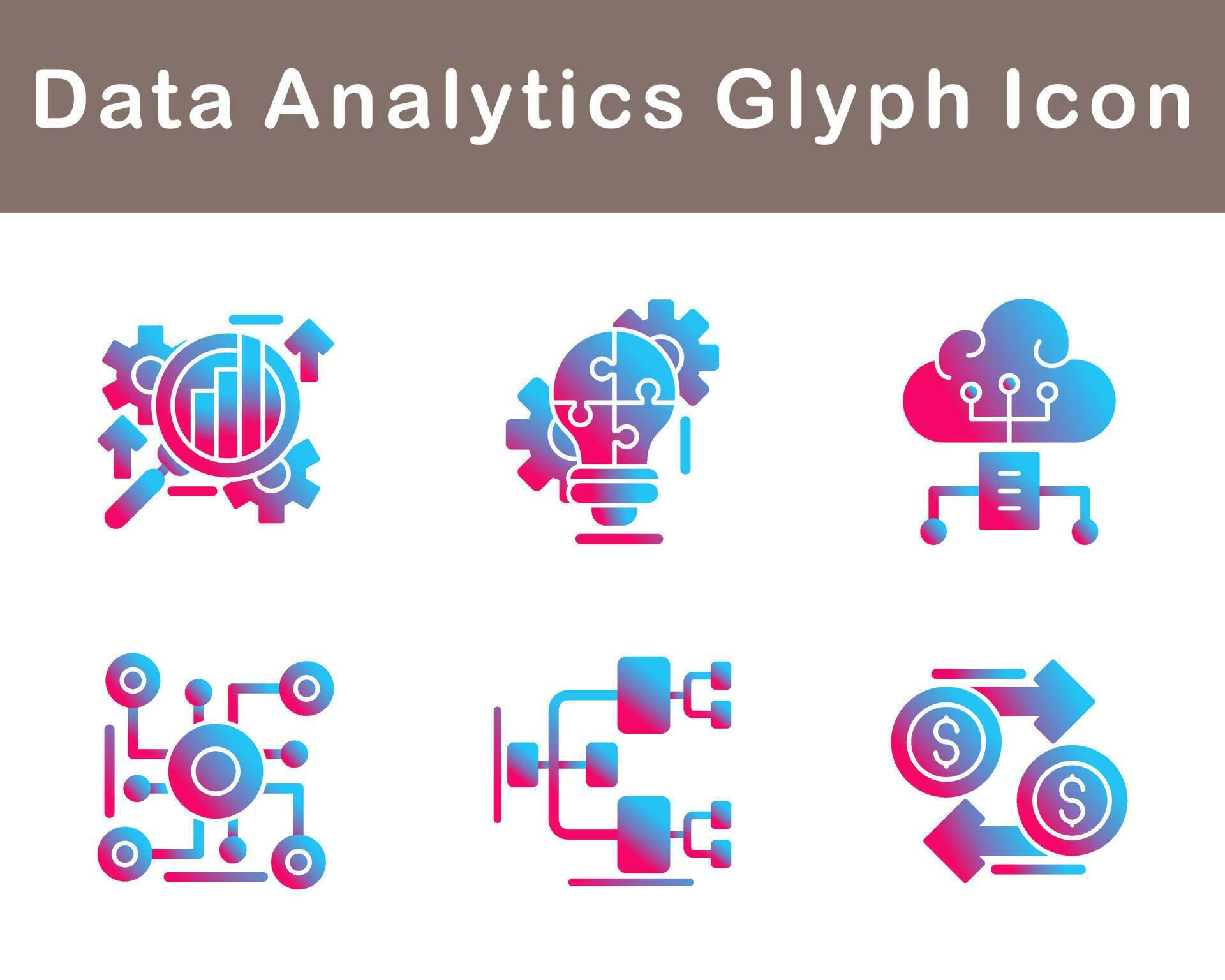 Data Analytics Vector Icon Set 20647944 Vector Art at Vecteezy