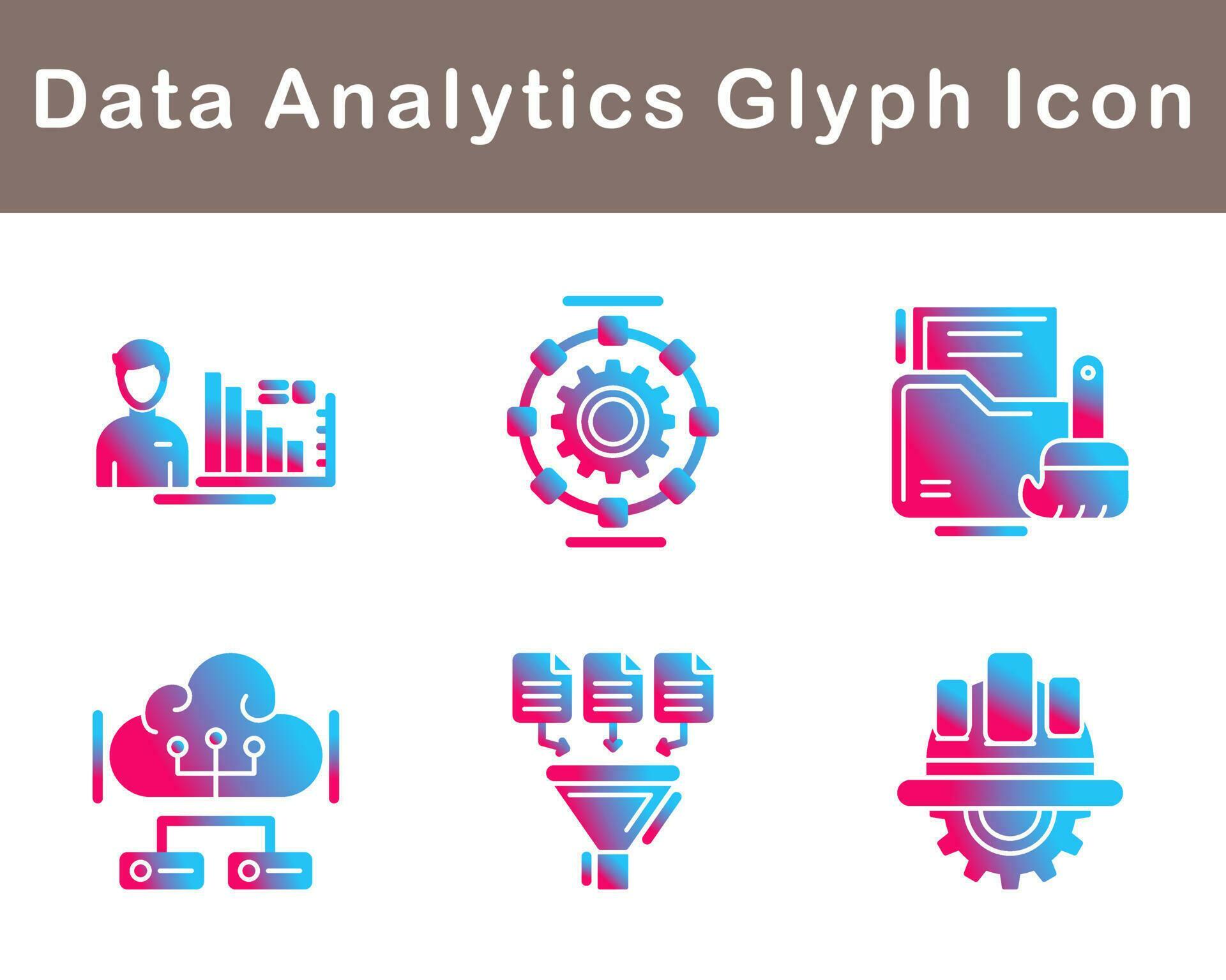 Data Analytics Vector Icon Set 20647948 Vector Art at Vecteezy