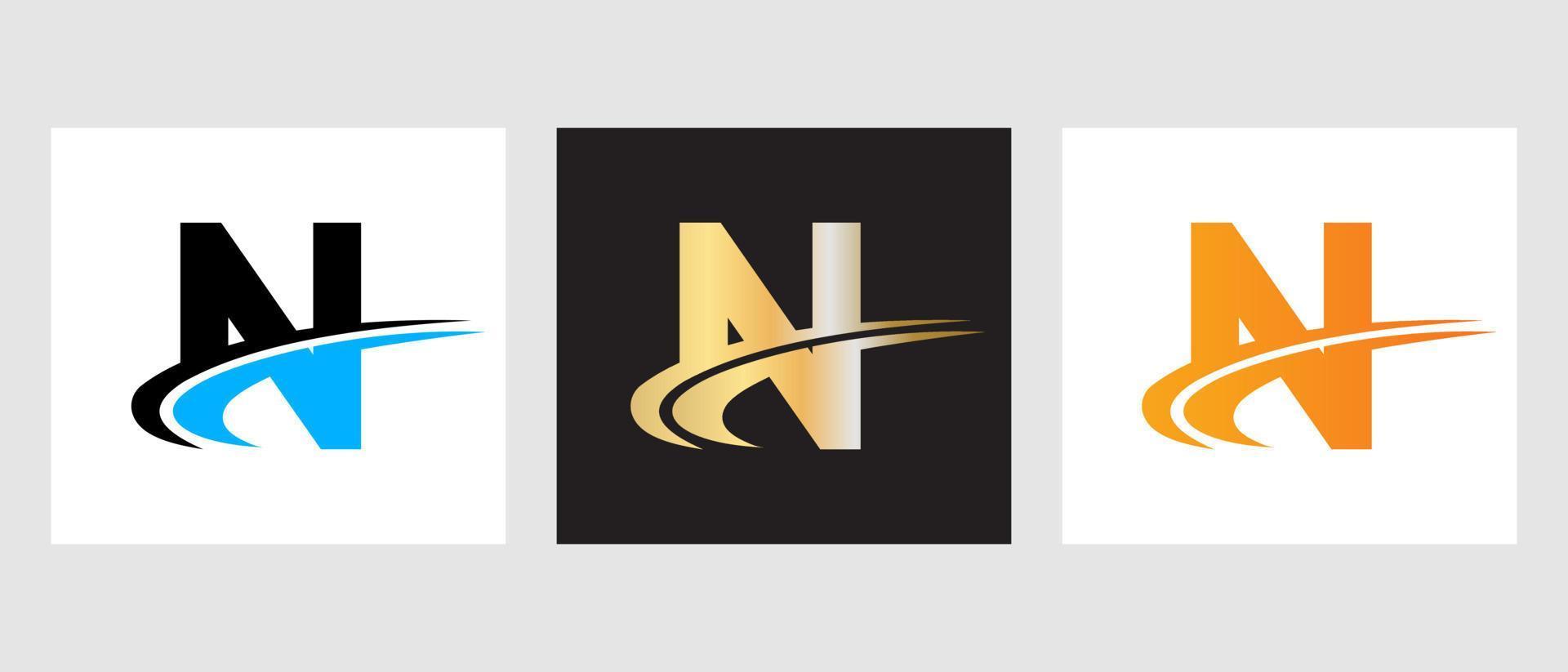 Initial Monogram Letter N Logo Design. N Logotype Template 20648307 Vector Art at Vecteezy