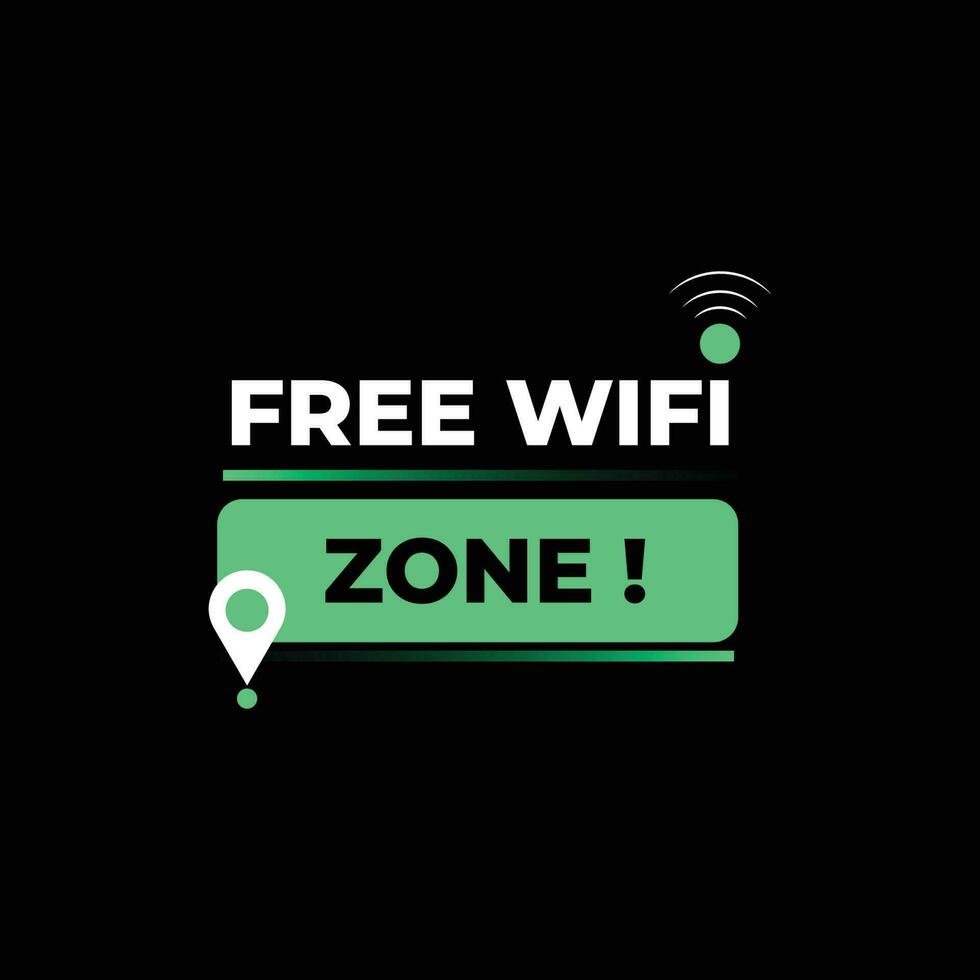 Free wifi zone vector illustration 20650045 Vector Art at Vecteezy