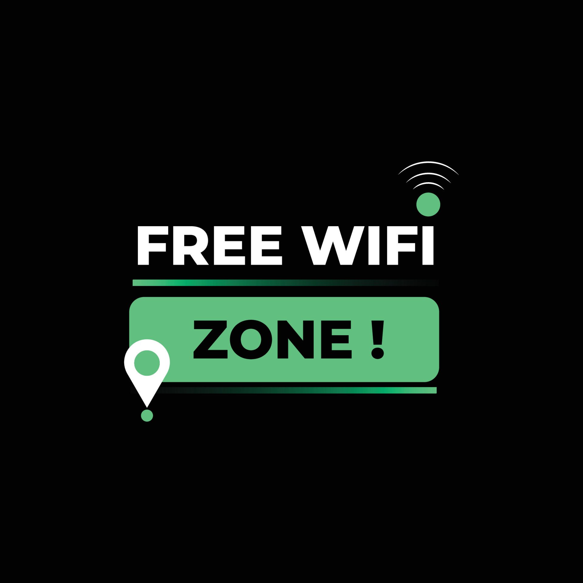 Free wifi zone vector illustration 20650045 Vector Art at Vecteezy
