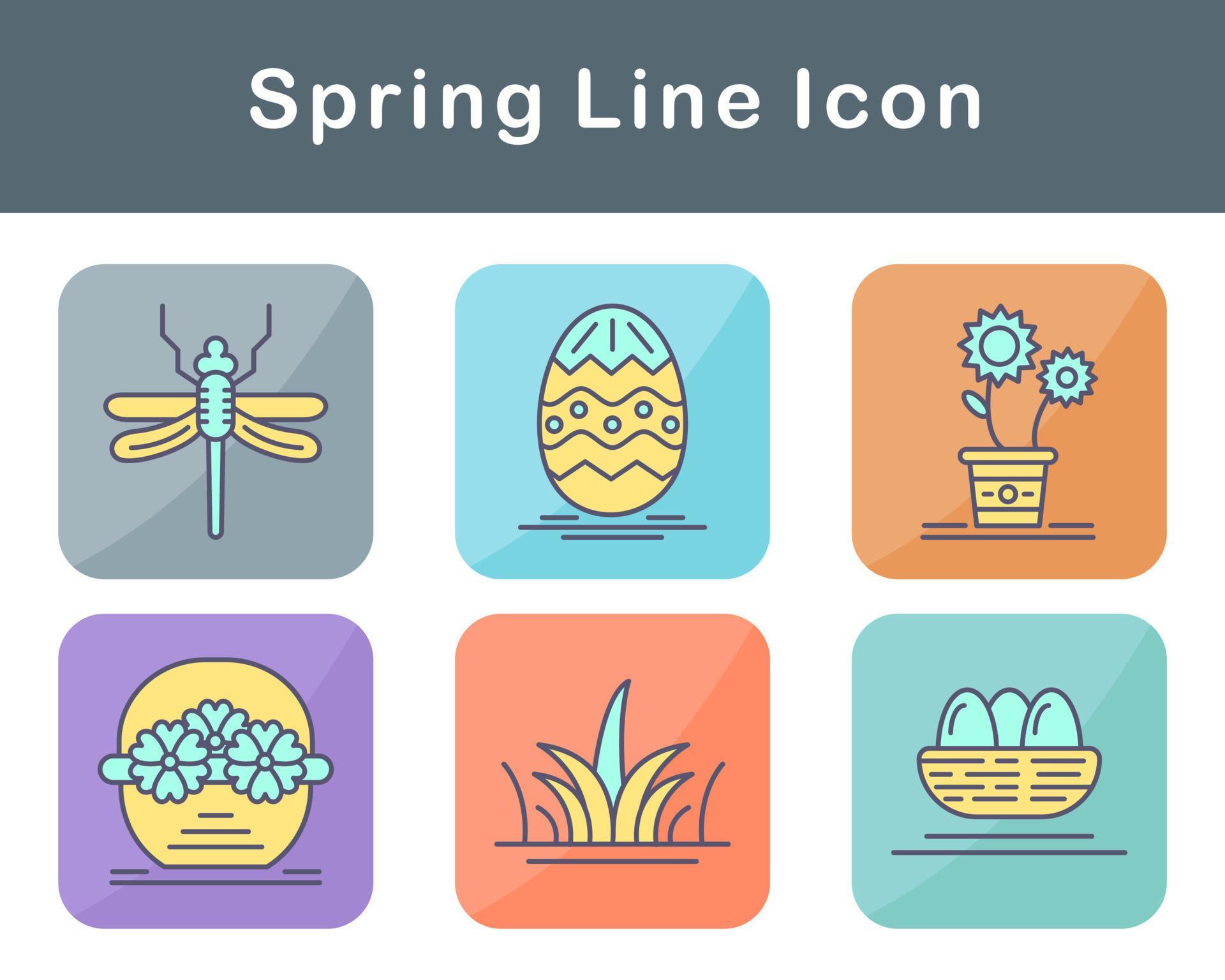 Spring Vector Icon Set 20650576 Vector Art at Vecteezy
