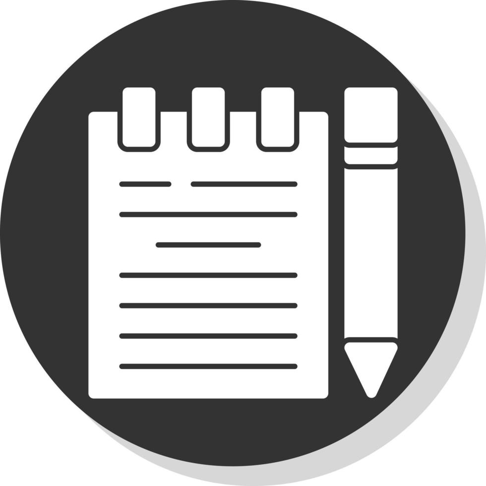 diseño de icono de vector de notas manuscritas 20650680 Vector en Vecteezy