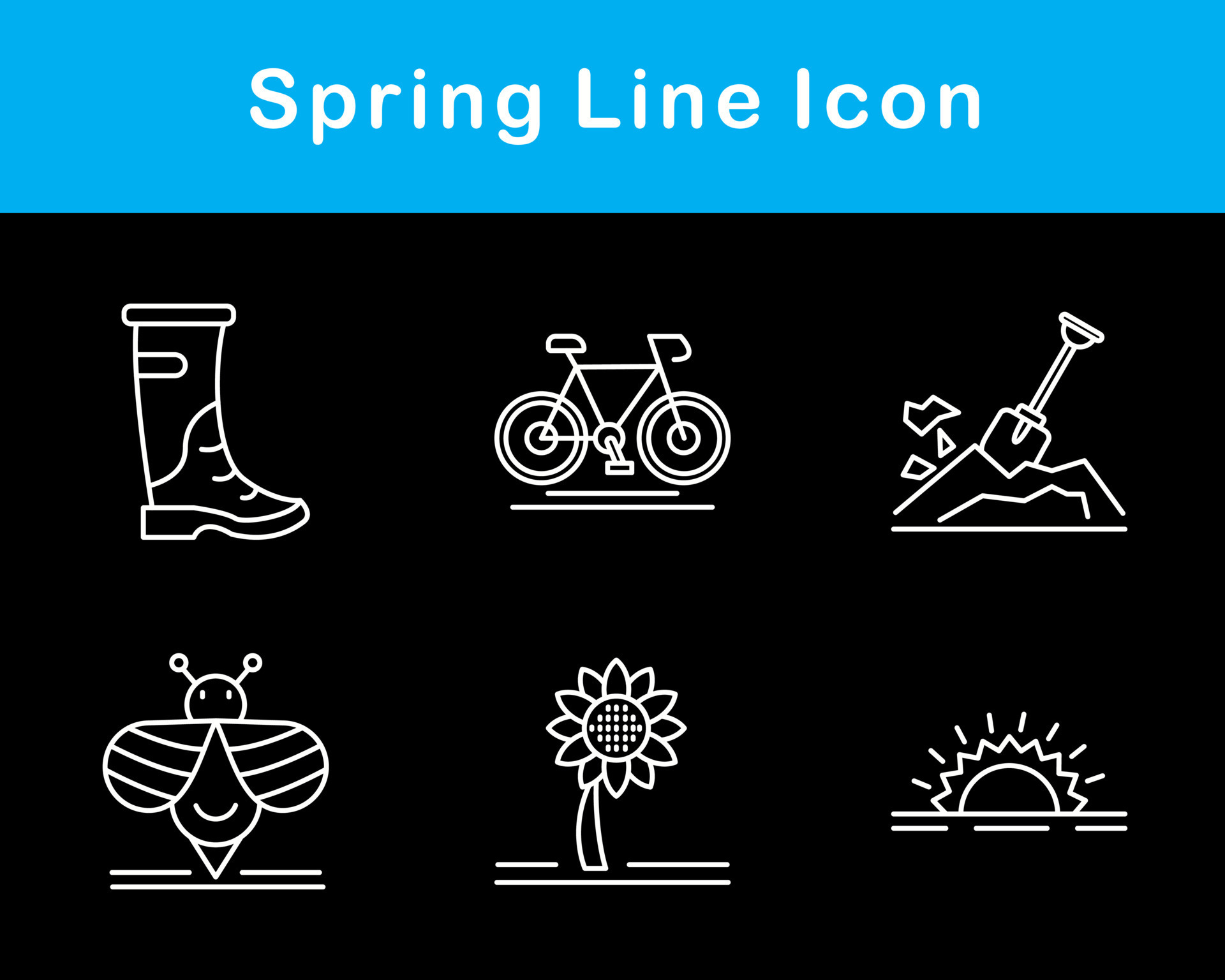 Spring Vector Icon Set 20651203 Vector Art at Vecteezy