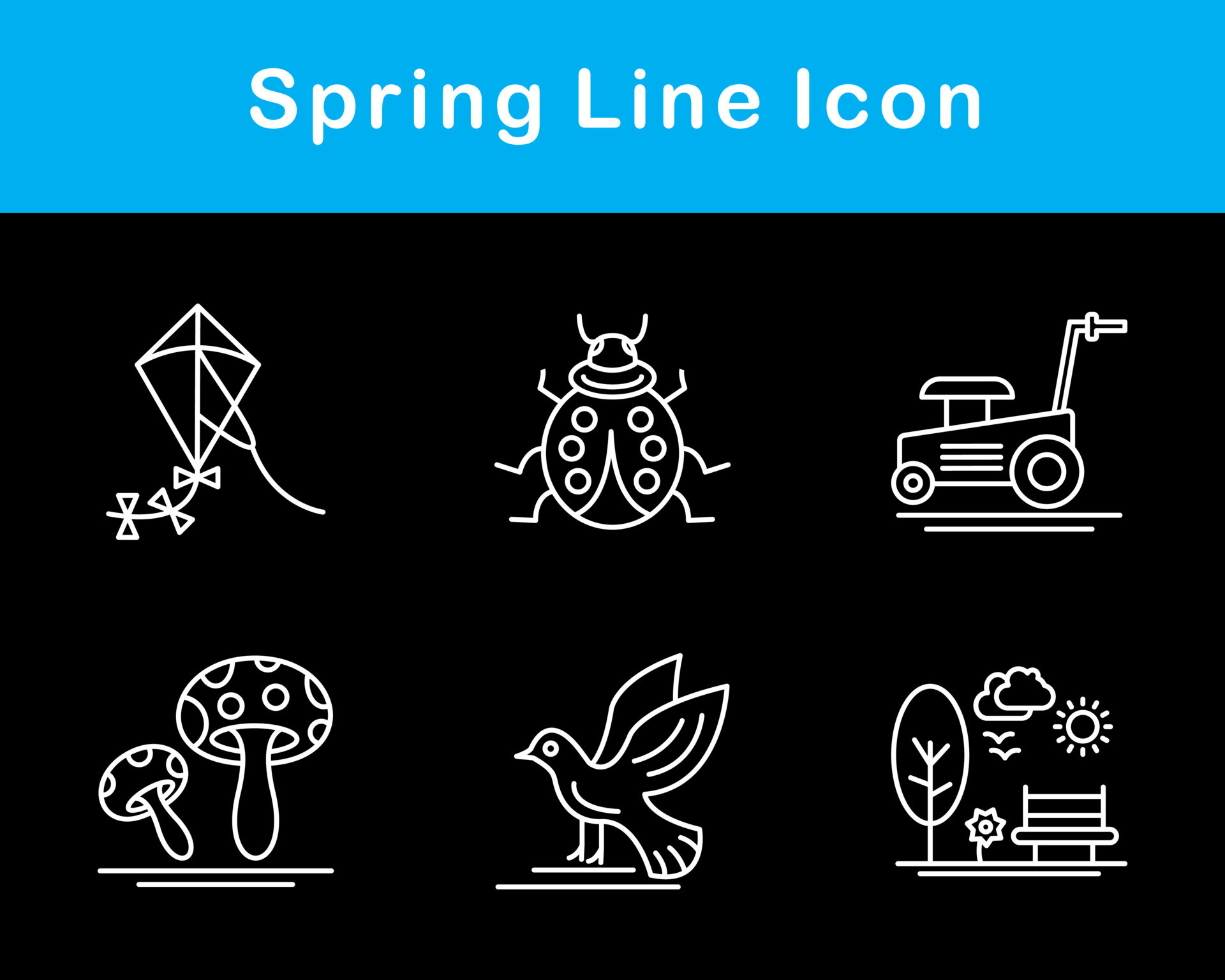 Spring Vector Icon Set 20651321 Vector Art at Vecteezy