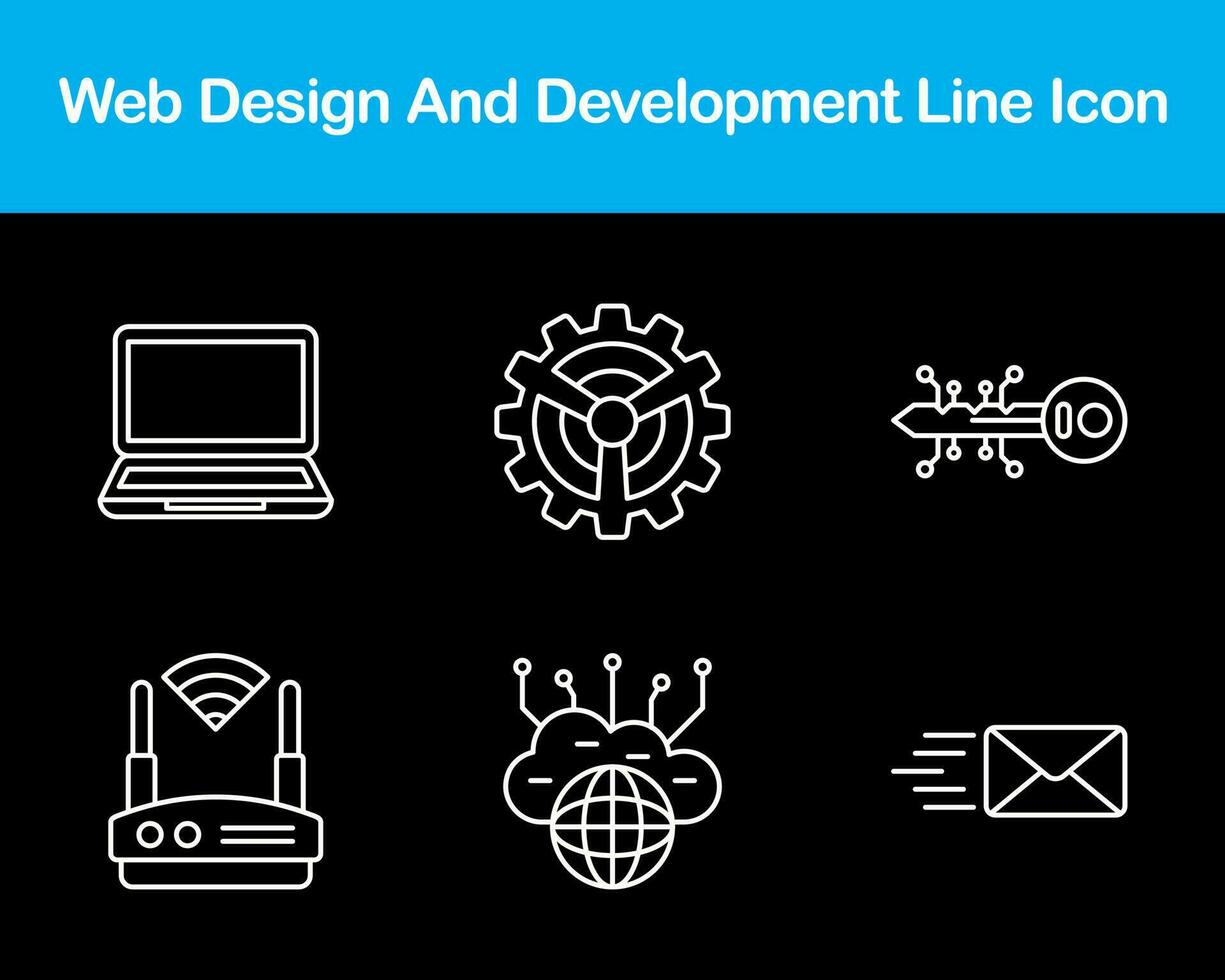 Web Design And Development Vector Icon Set 20651629 Vector Art at Vecteezy