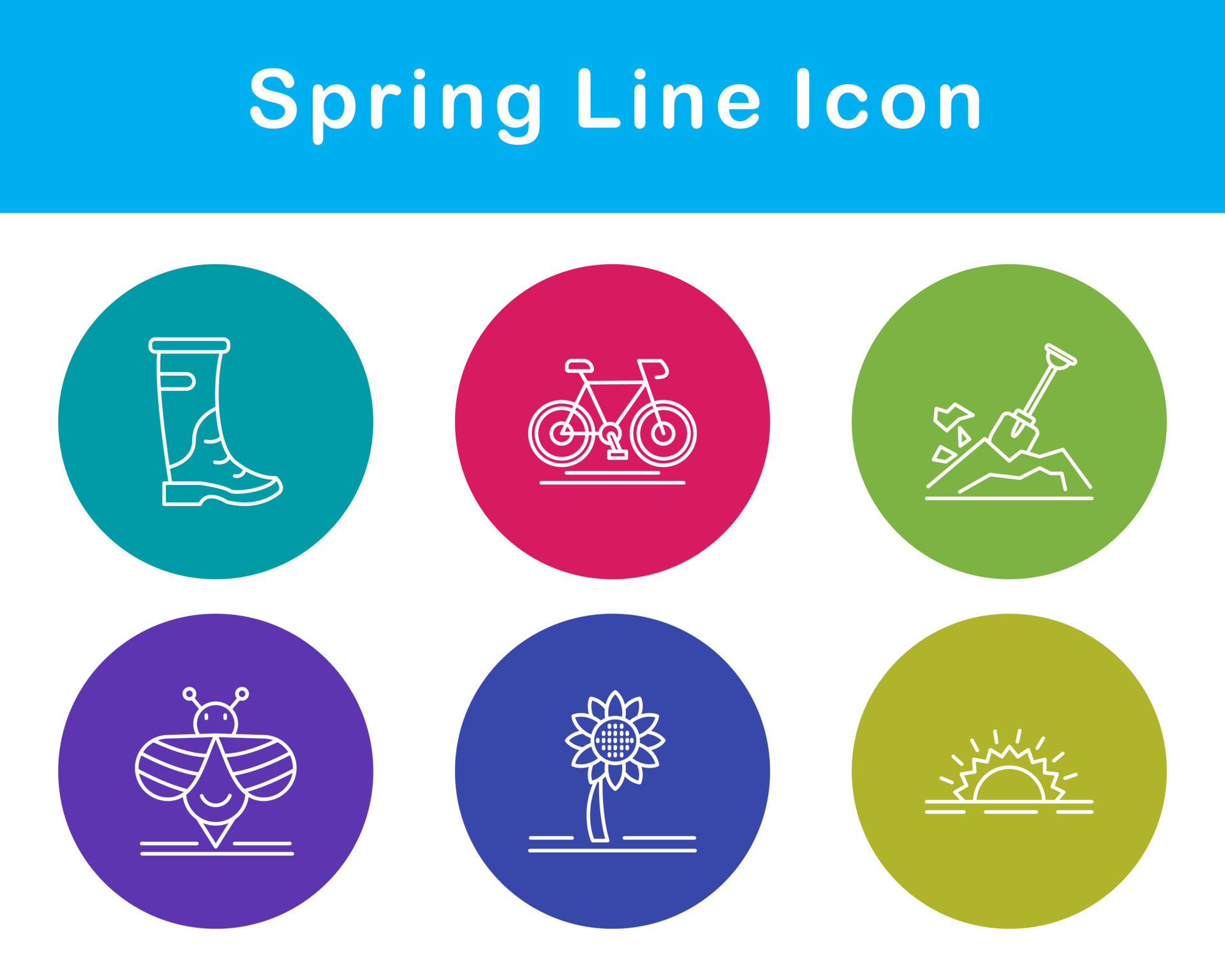 Spring Vector Icon Set 20651778 Vector Art at Vecteezy
