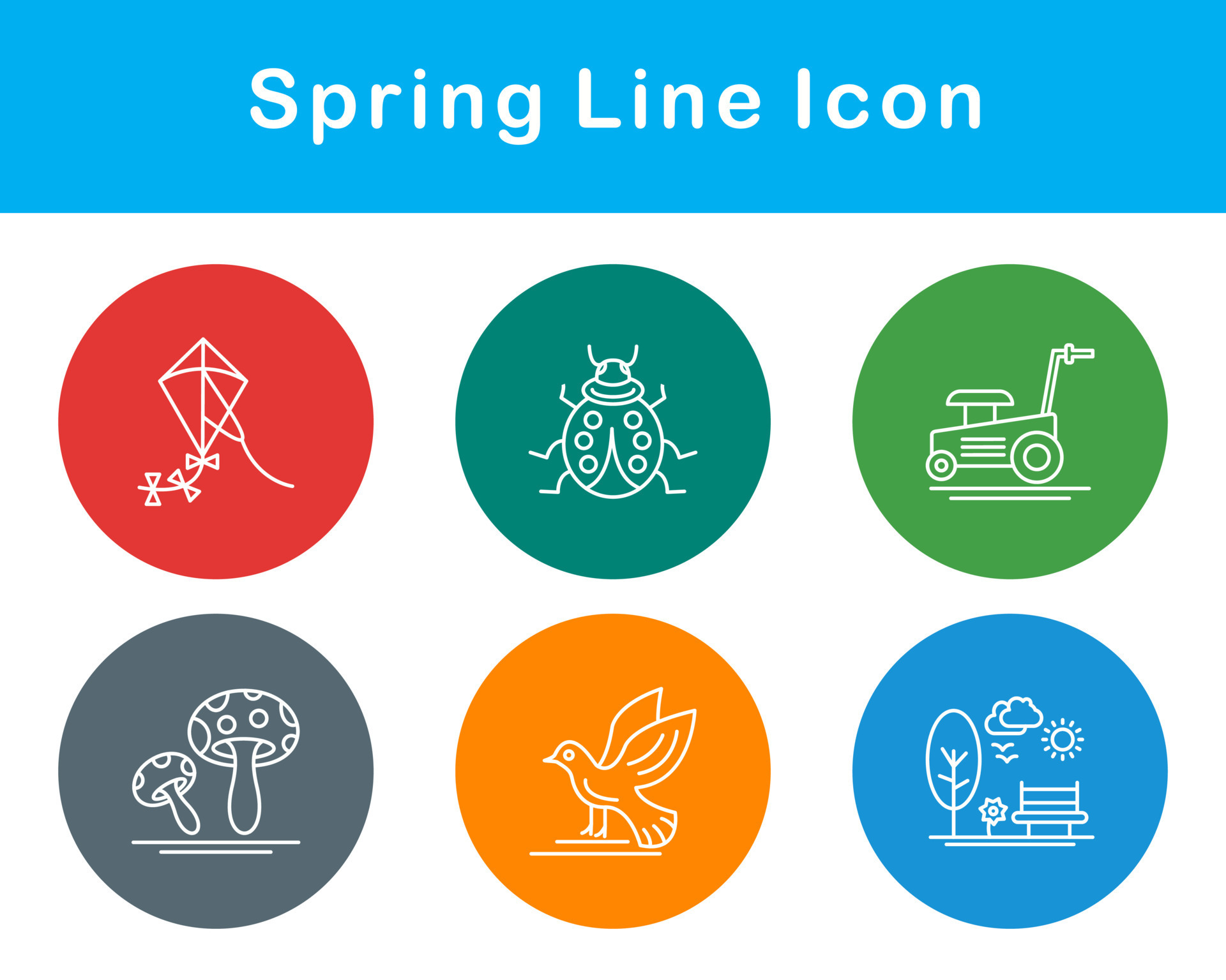 Spring Vector Icon Set 20651782 Vector Art at Vecteezy