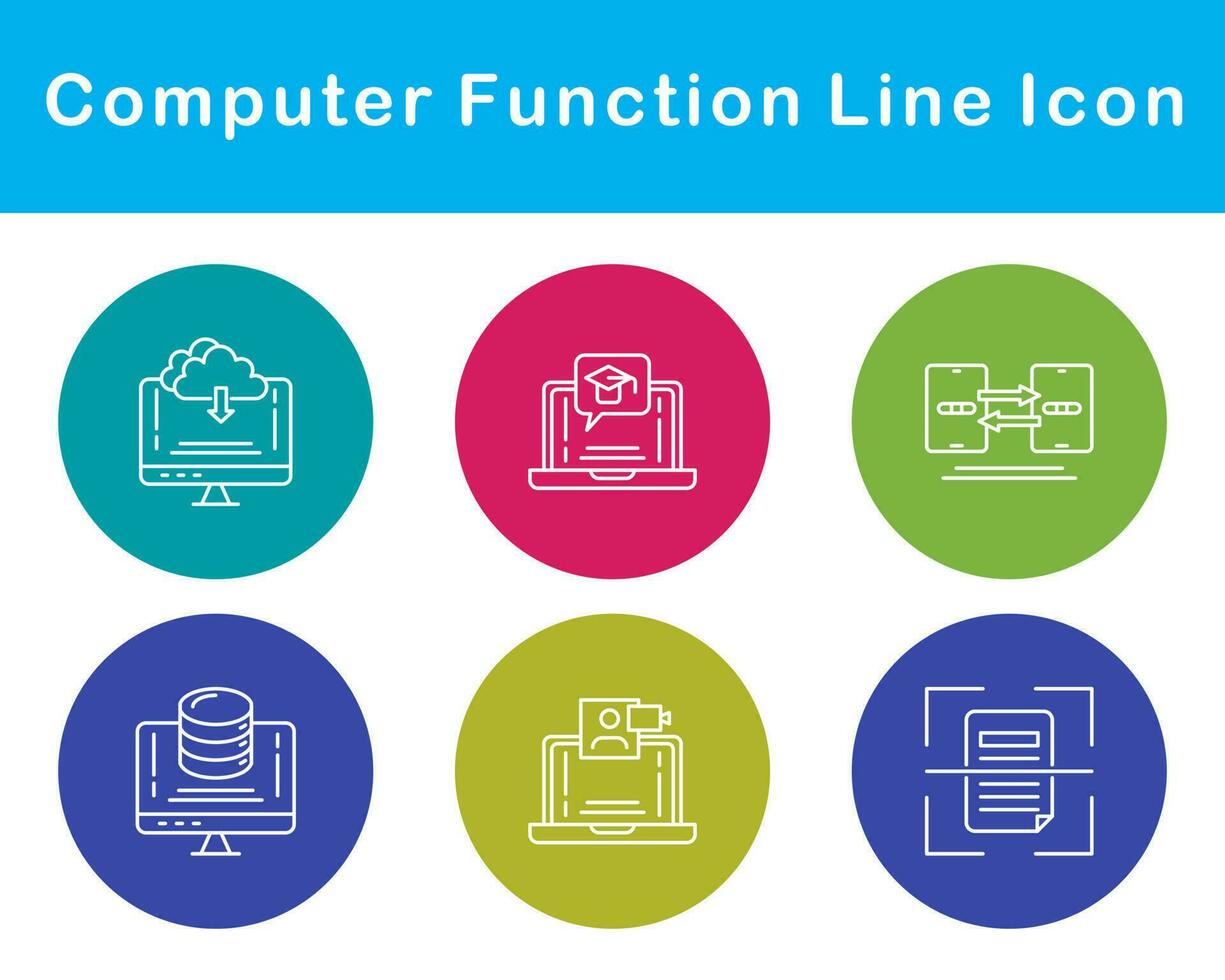 Computer Function Vector Icon Set 20651791 Vector Art at Vecteezy