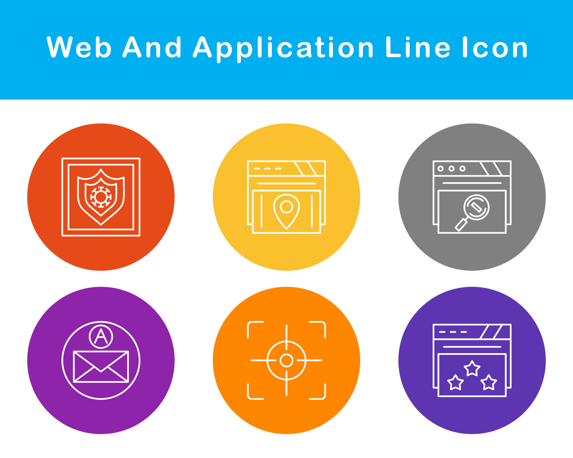 Web And Application Vector Icon Set 20652175 Vector Art at Vecteezy