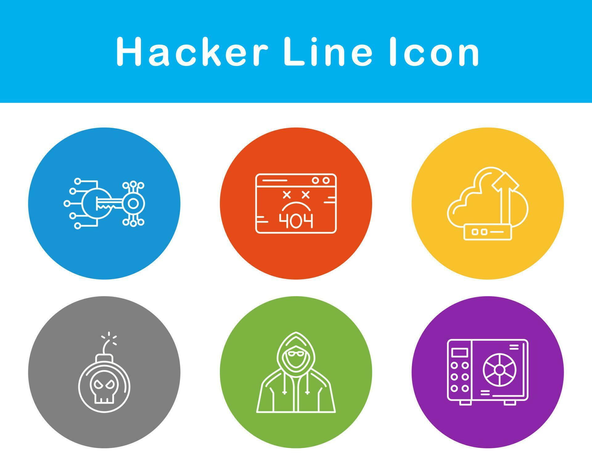 Hacker Vector Icon Set 20652382 Vector Art at Vecteezy