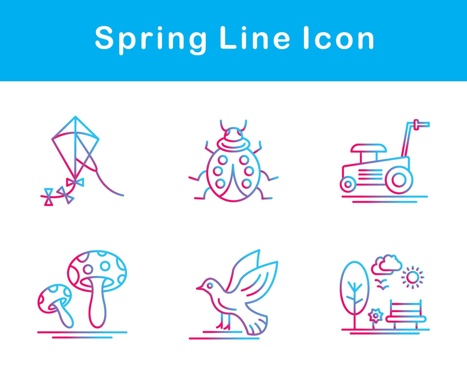 Spring Vector Icon Set 20652439 Vector Art at Vecteezy