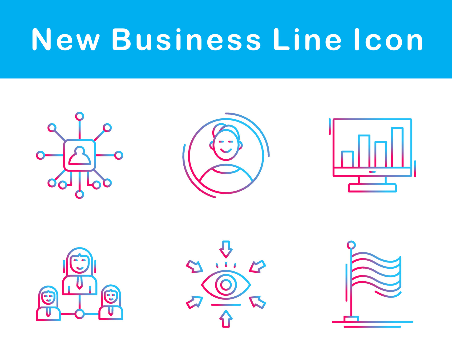 New Business Vector Icon Set 20652671 Vector Art at Vecteezy