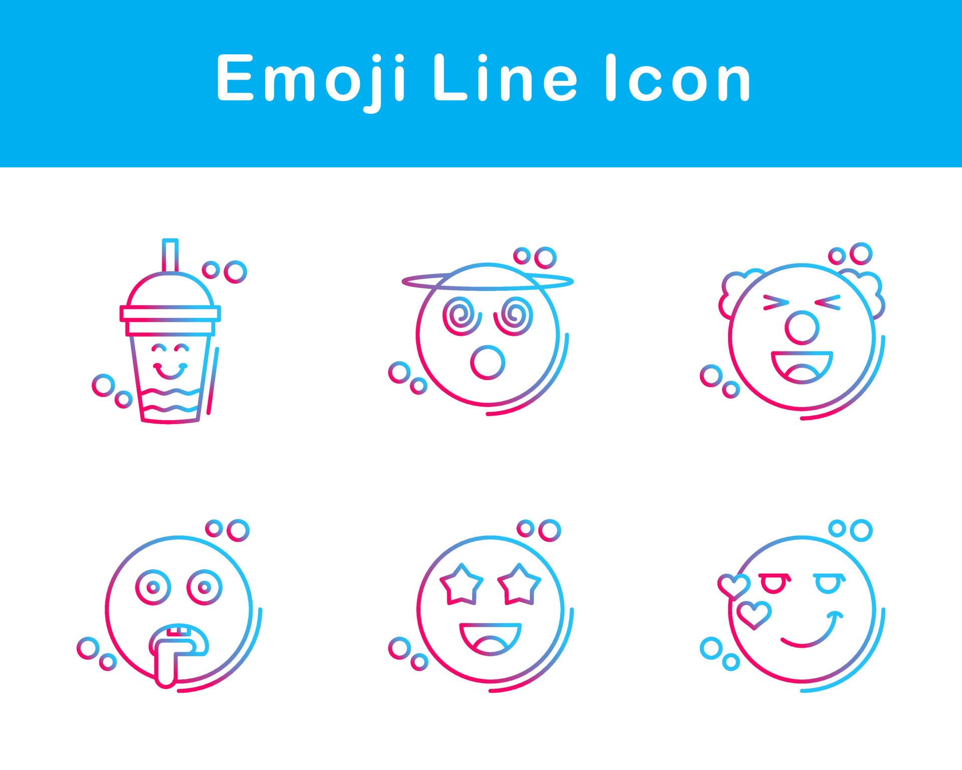 Emoji Vector Icon Set 20652799 Vector Art at Vecteezy