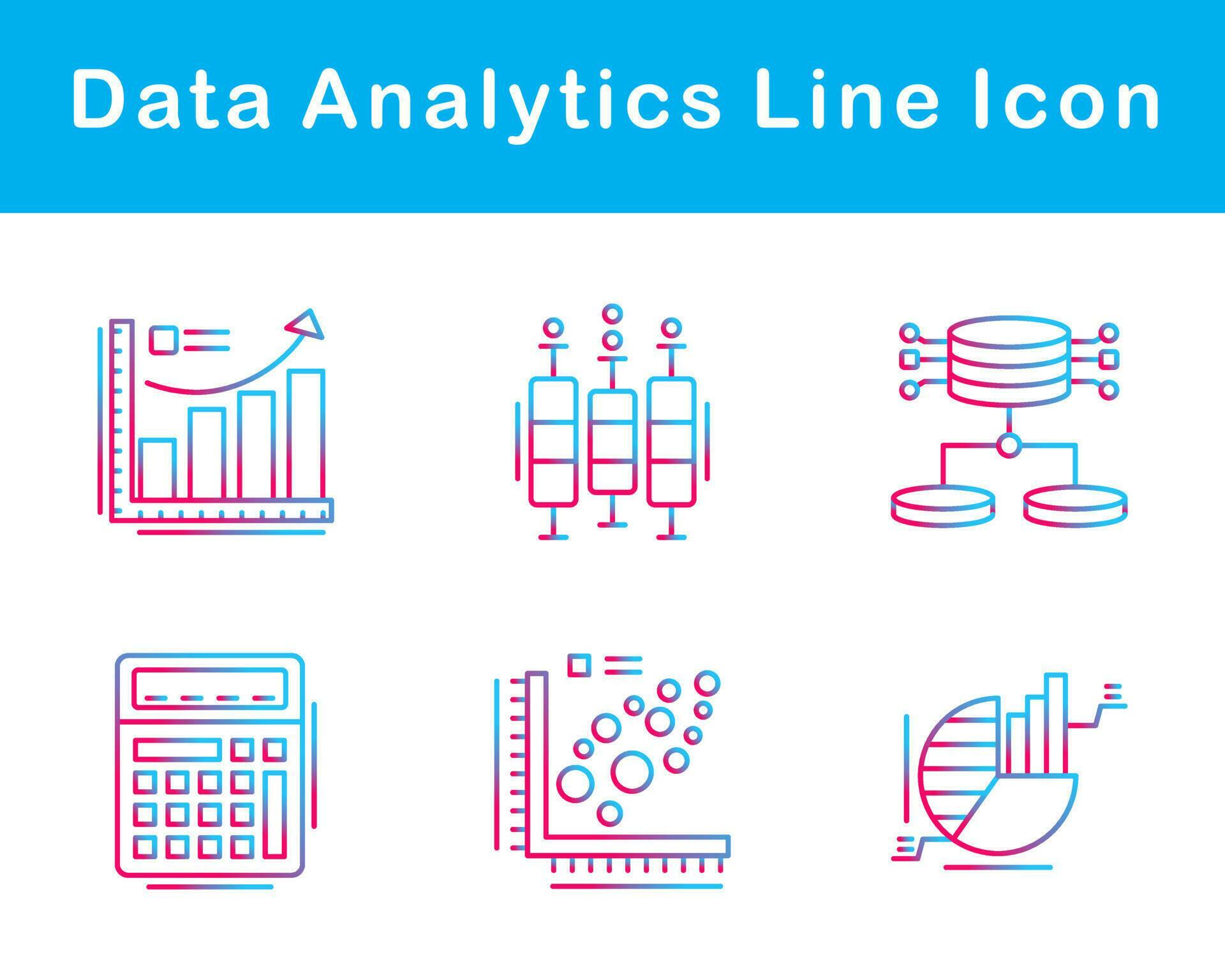 Data Analytics Vector Icon Set 20652866 Vector Art at Vecteezy
