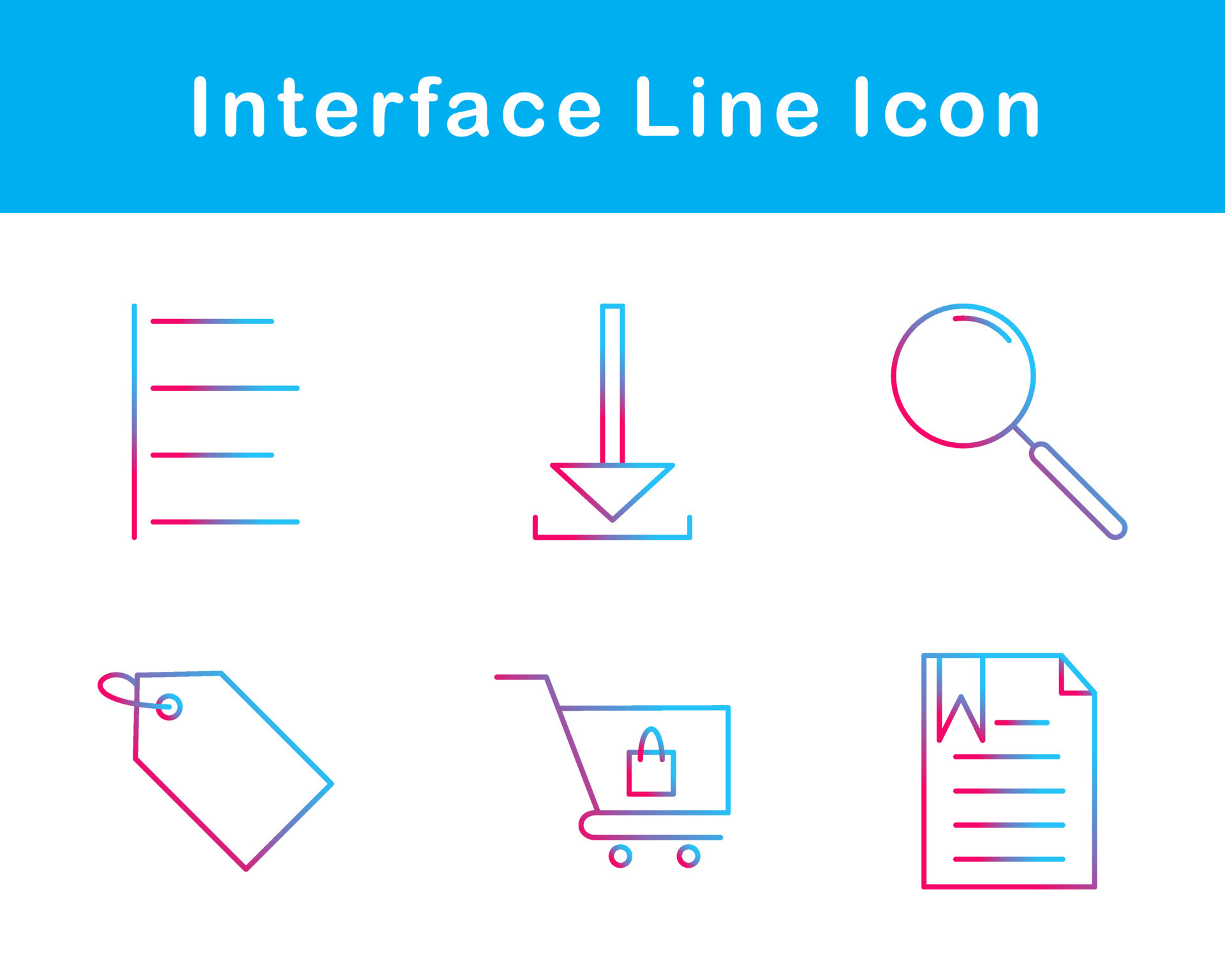 Interface Vector Icon Set 20652963 Vector Art at Vecteezy