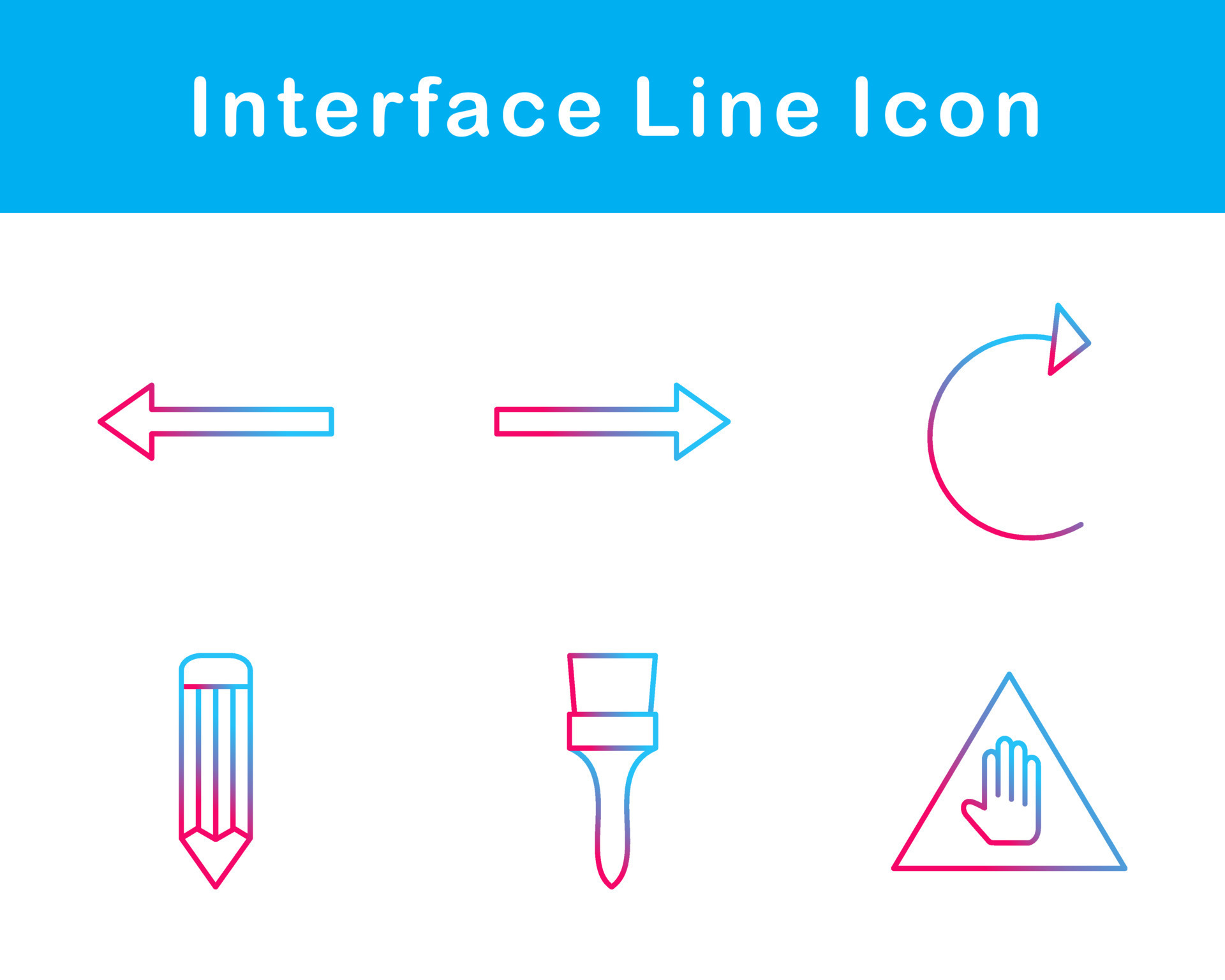 Interface Vector Icon Set 20653126 Vector Art At Vecteezy