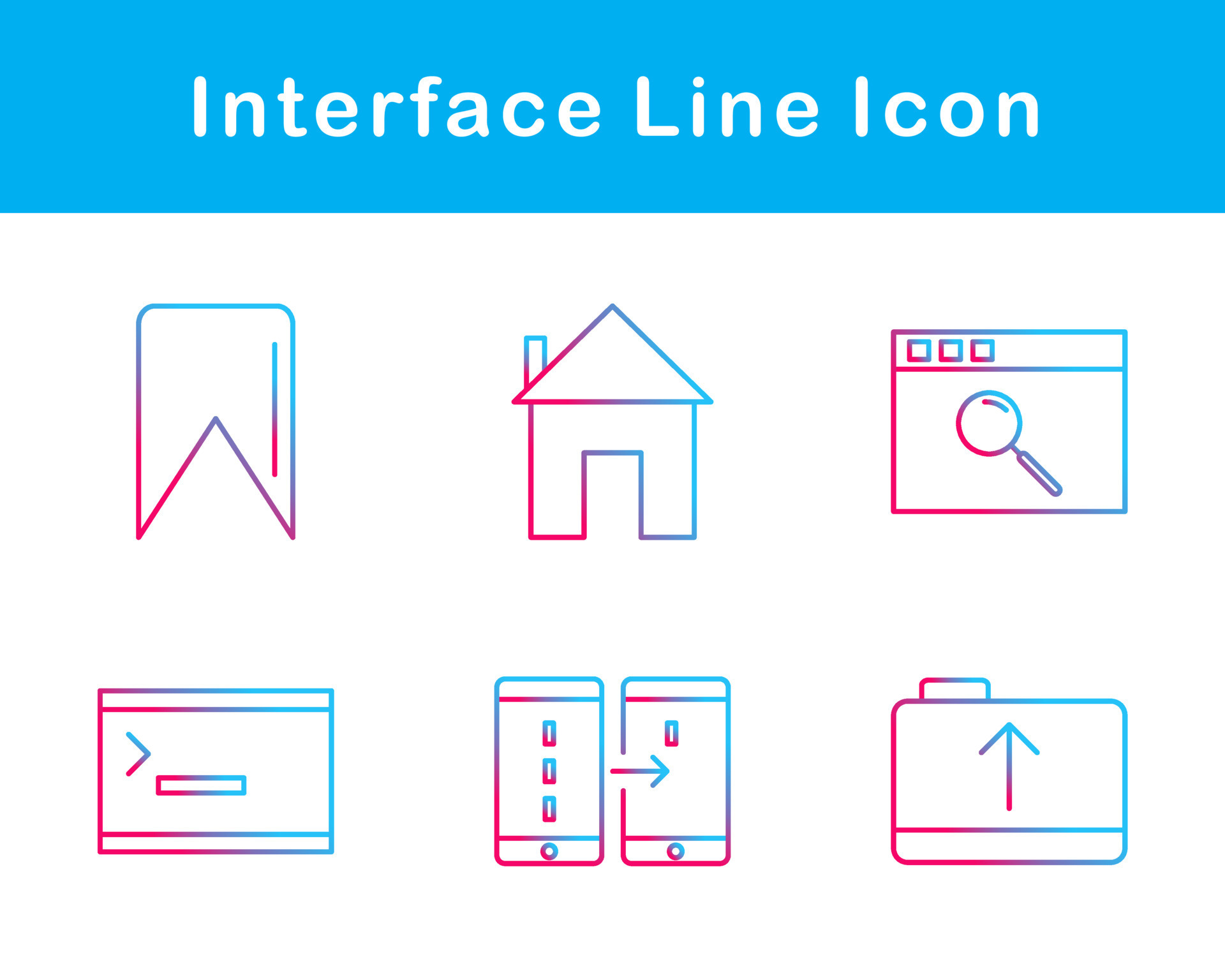Interface Vector Icon Set 20653157 Vector Art At Vecteezy