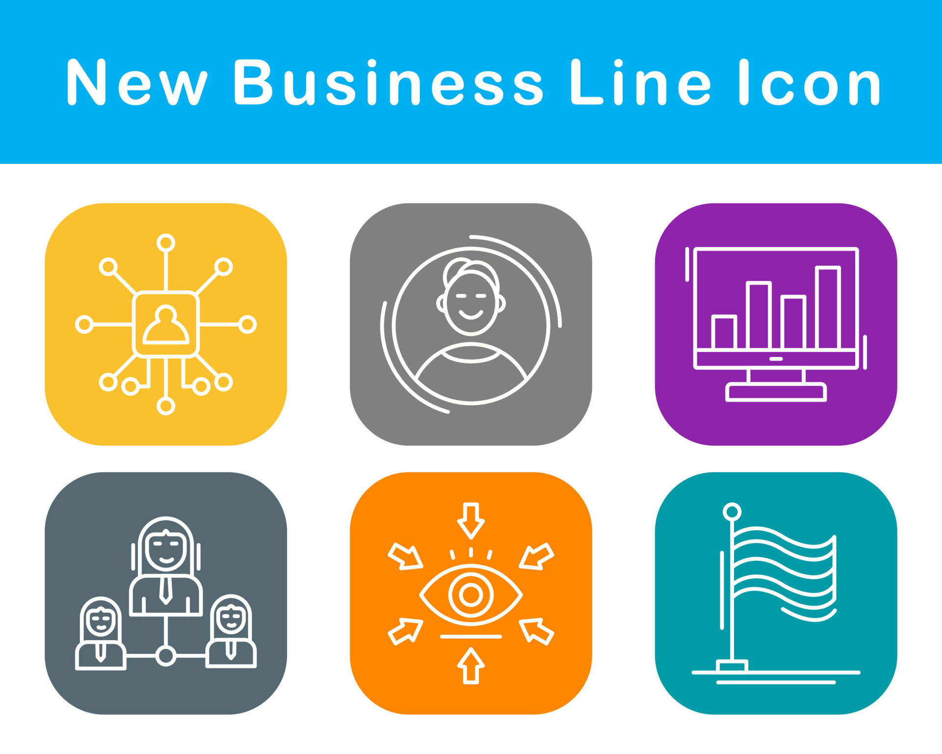 New Business Vector Icon Set 20654163 Vector Art at Vecteezy