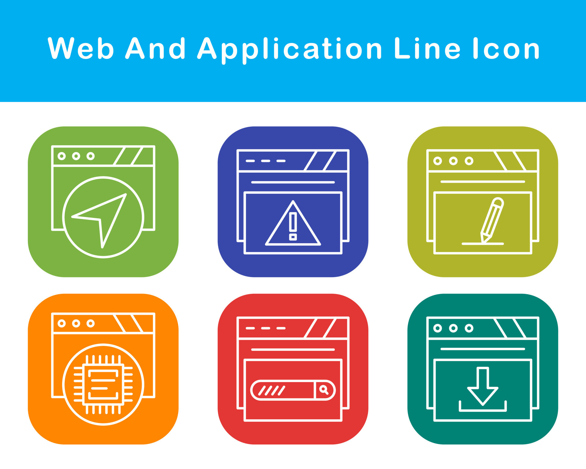 Web And Application Vector Icon Set 20654344 Vector Art At Vecteezy