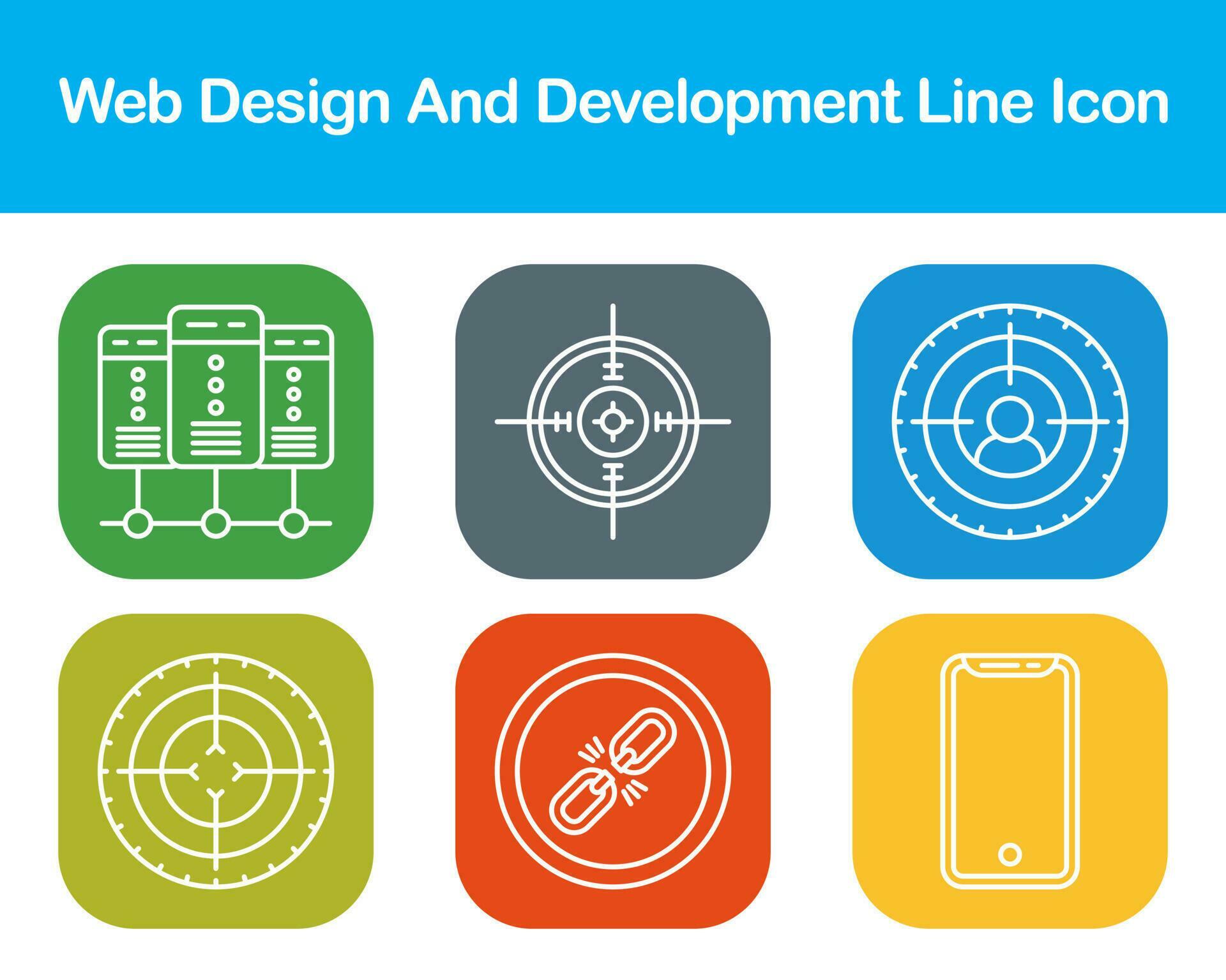 Web Design And Development Vector Icon Set 20654348 Vector Art at Vecteezy