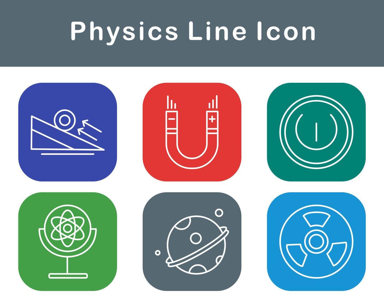 Physics Vector Icon Set 20655067 Vector Art at Vecteezy