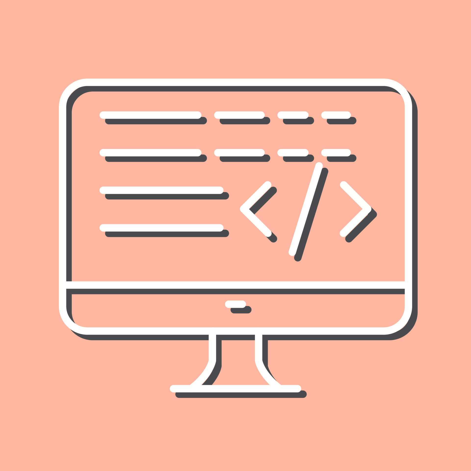 Coding Line Icon 20655571 Vector Art at Vecteezy Coding Line Icon 20655571 Vector Art at Vecteezy