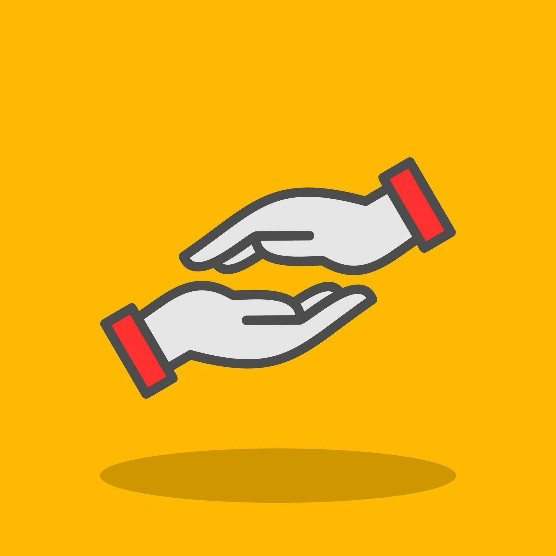 Helping Hand Vector Icon Design 20659970 Vector Art at Vecteezy