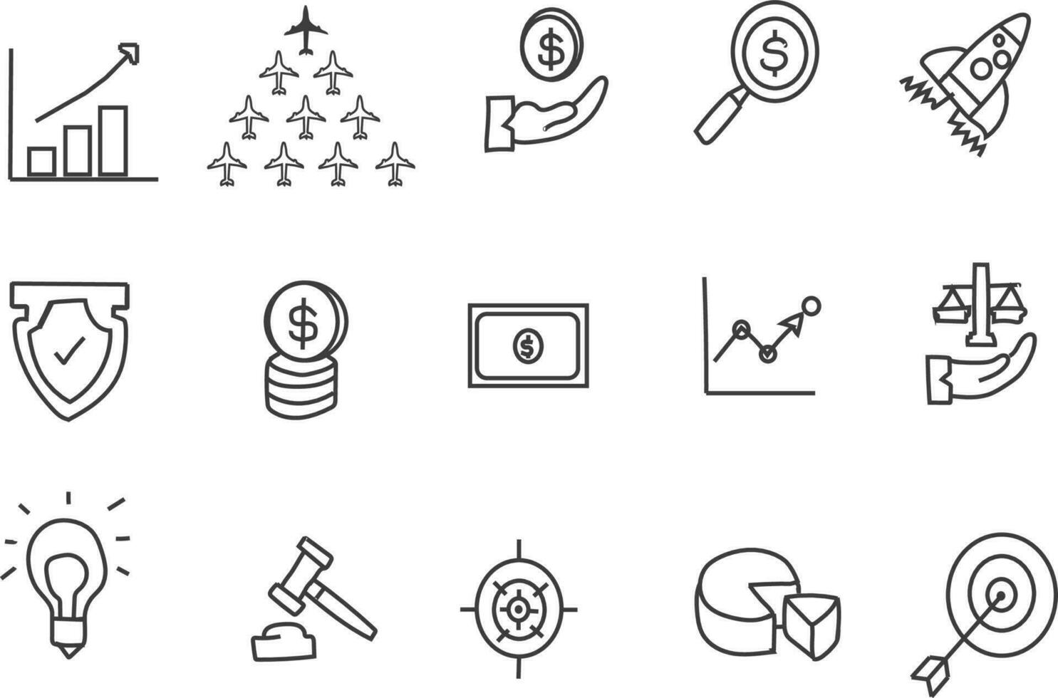 set of icons for business Vector illustration. 20665148 Vector Art at ...