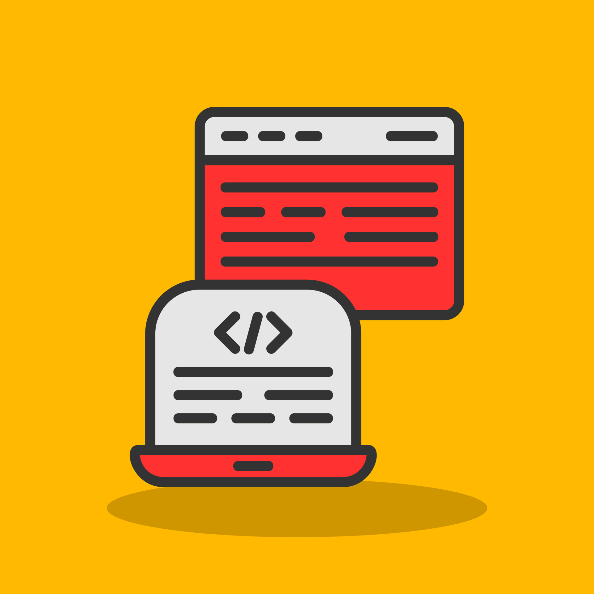 Backend Development Vector Icon Design 20665454 Vector Art At Vecteezy