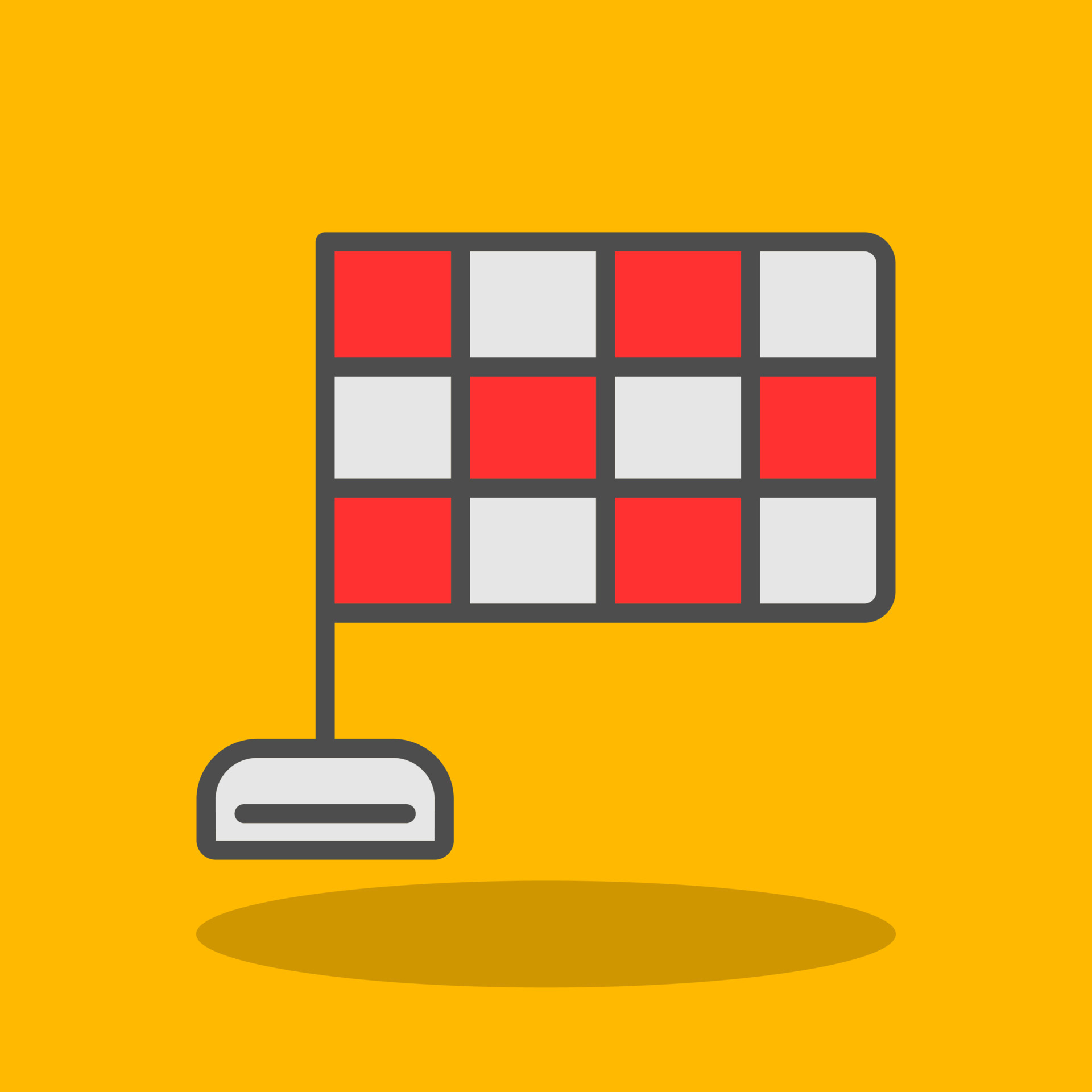 Checkered Flags Vector Icon Design 20666969 Vector Art At Vecteezy