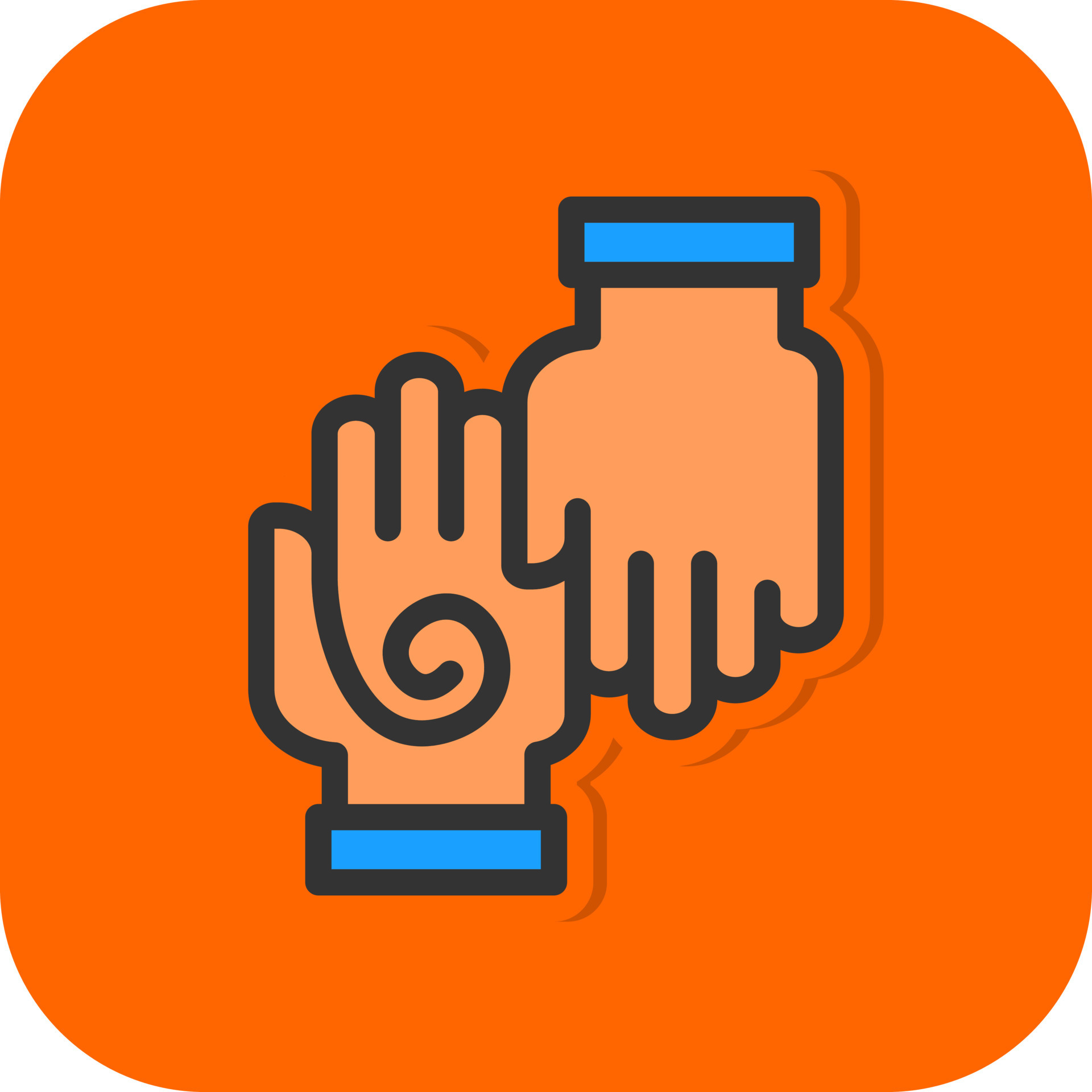 Hand Massage Vector Icon Design 20667325 Vector Art at Vecteezy