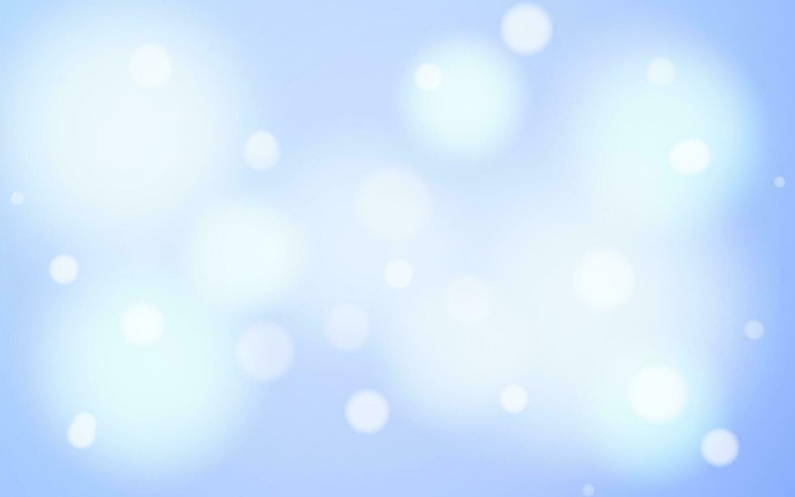Sky Blue Bokeh Soft Light Abstract Background Vector Eps 10