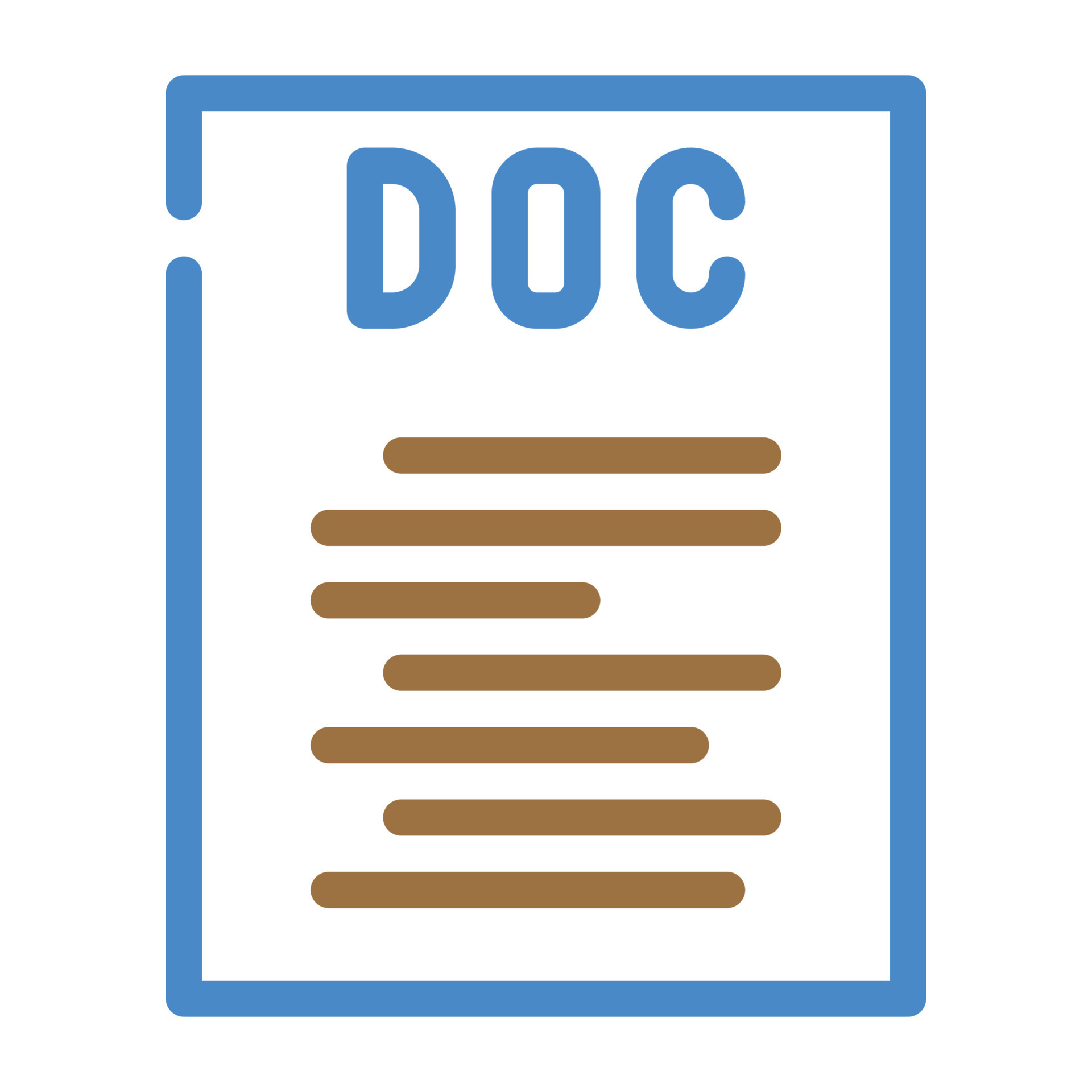 Doc File Format Document Color Icon Vector Illustration 20670705 Vector Art At Vecteezy