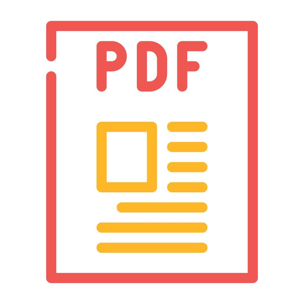 pdf file format document color icon vector illustration 20670707 Vector ... pdf file format document color icon vector illustration 20670707 Vector ...