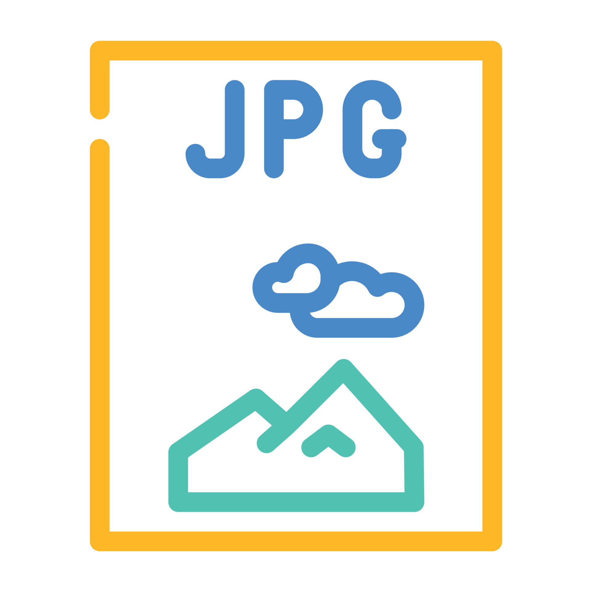 File Format Document Color Icon Vector Illustration 20671906 Vector