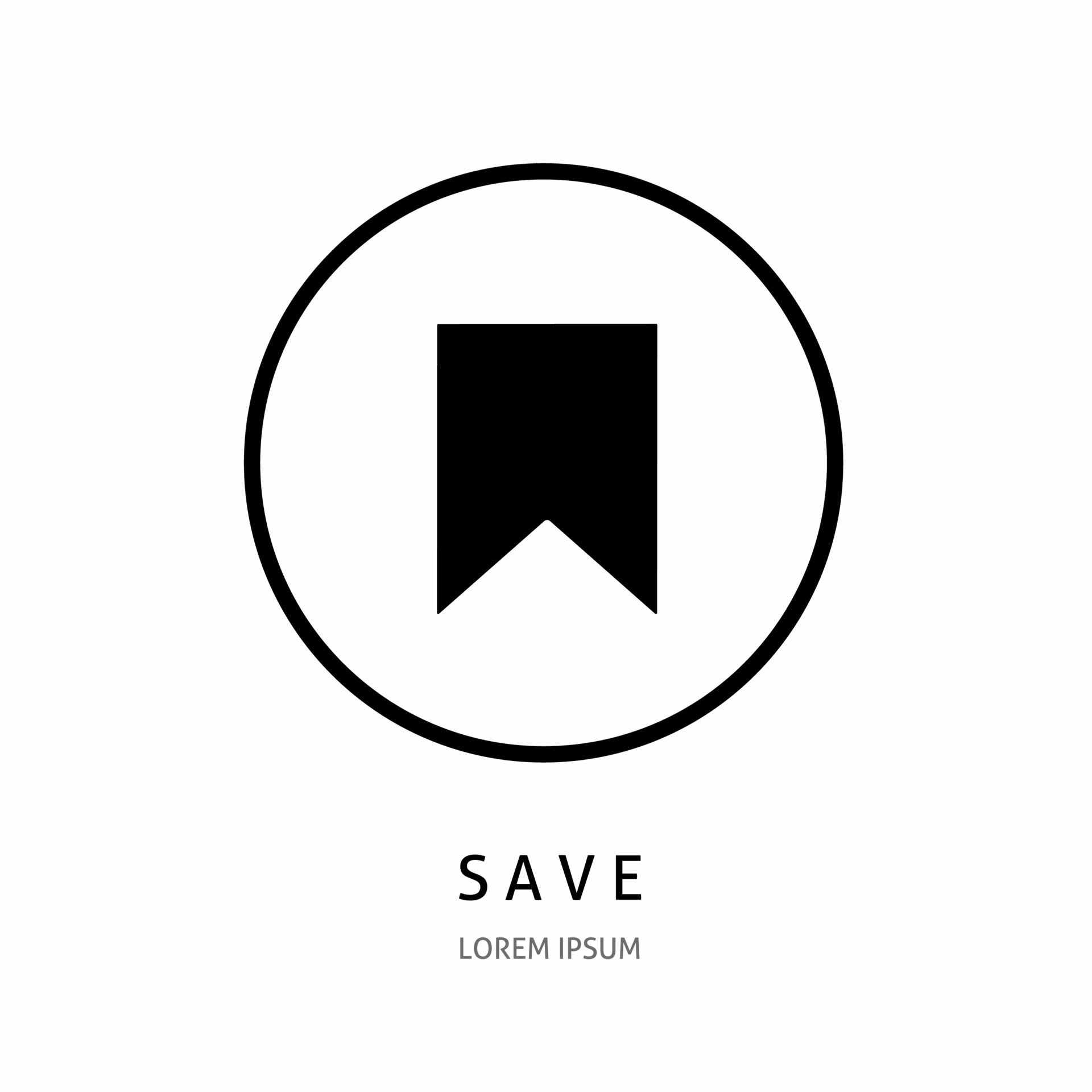 Save icon illustration sign for logo. Stock vector. 20672260 Vector Art at Vecteezy