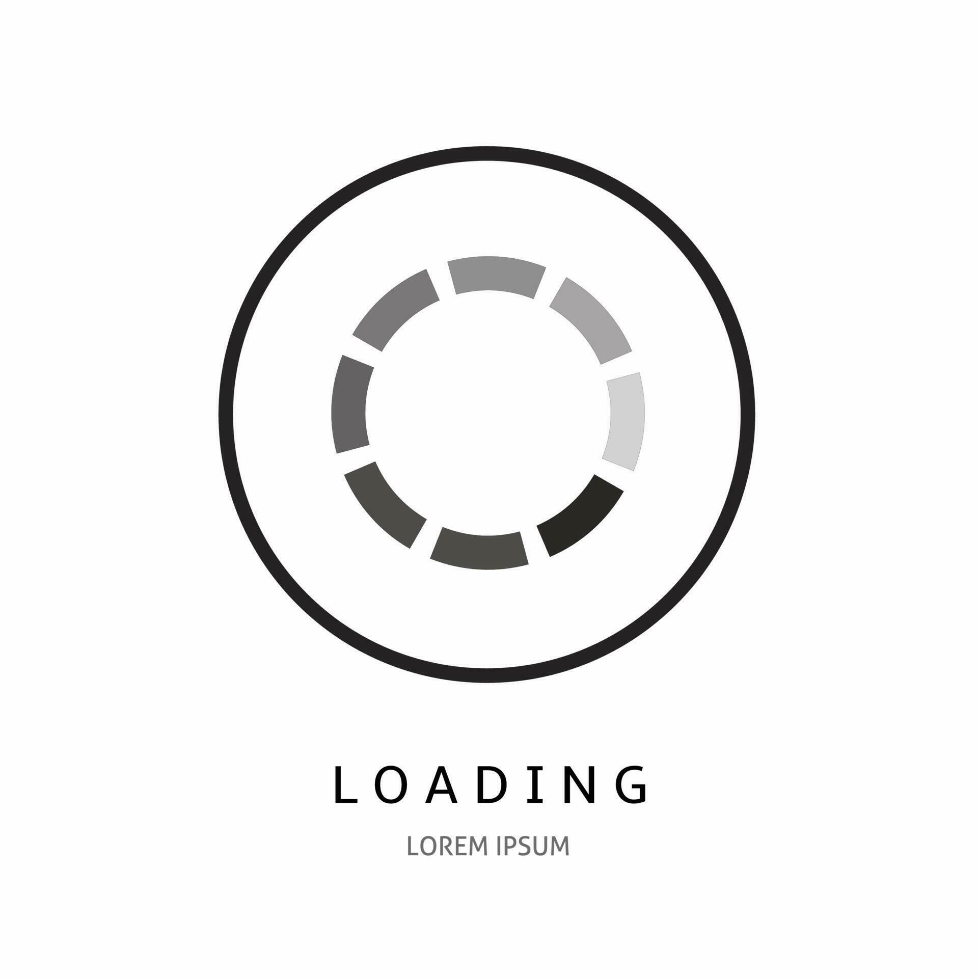Loading icon illustration sign for logo. Stock vector. 20672289 Vector ...
