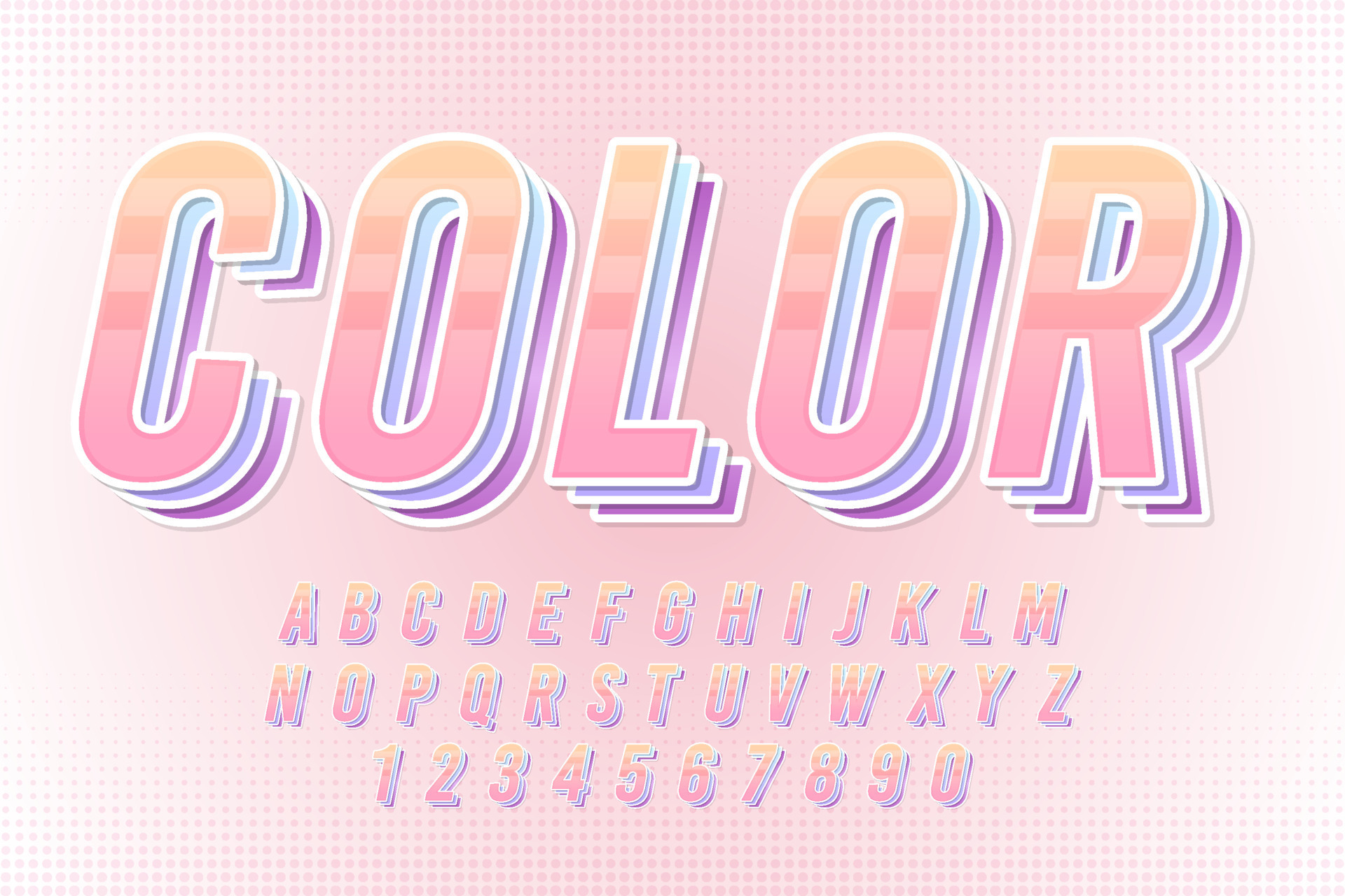 decorative editable color text effect vector design 20675872 Vector Art ...